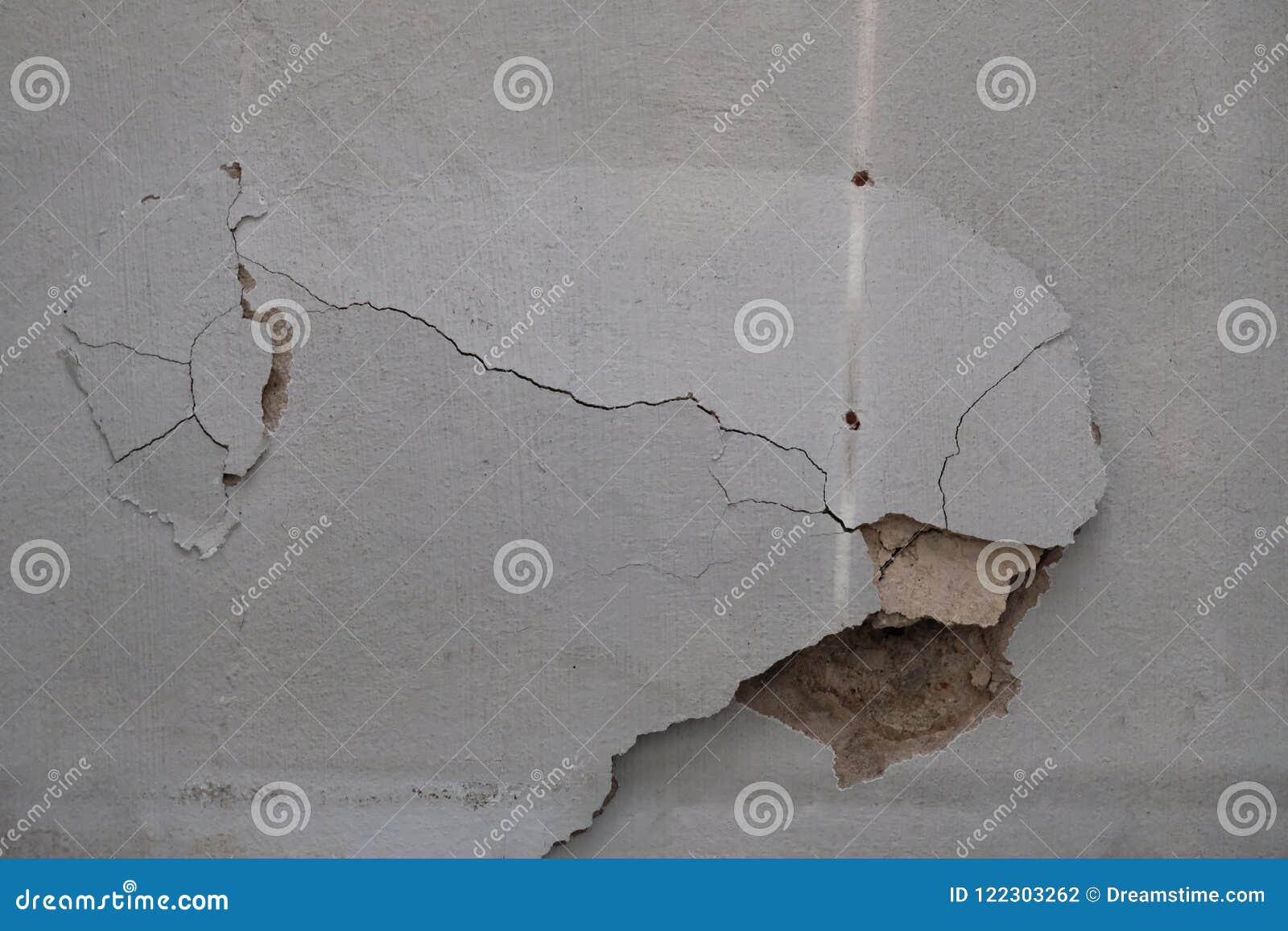Building Defect - Damaged Wall Paint. Stock Photo - Image of broken ...