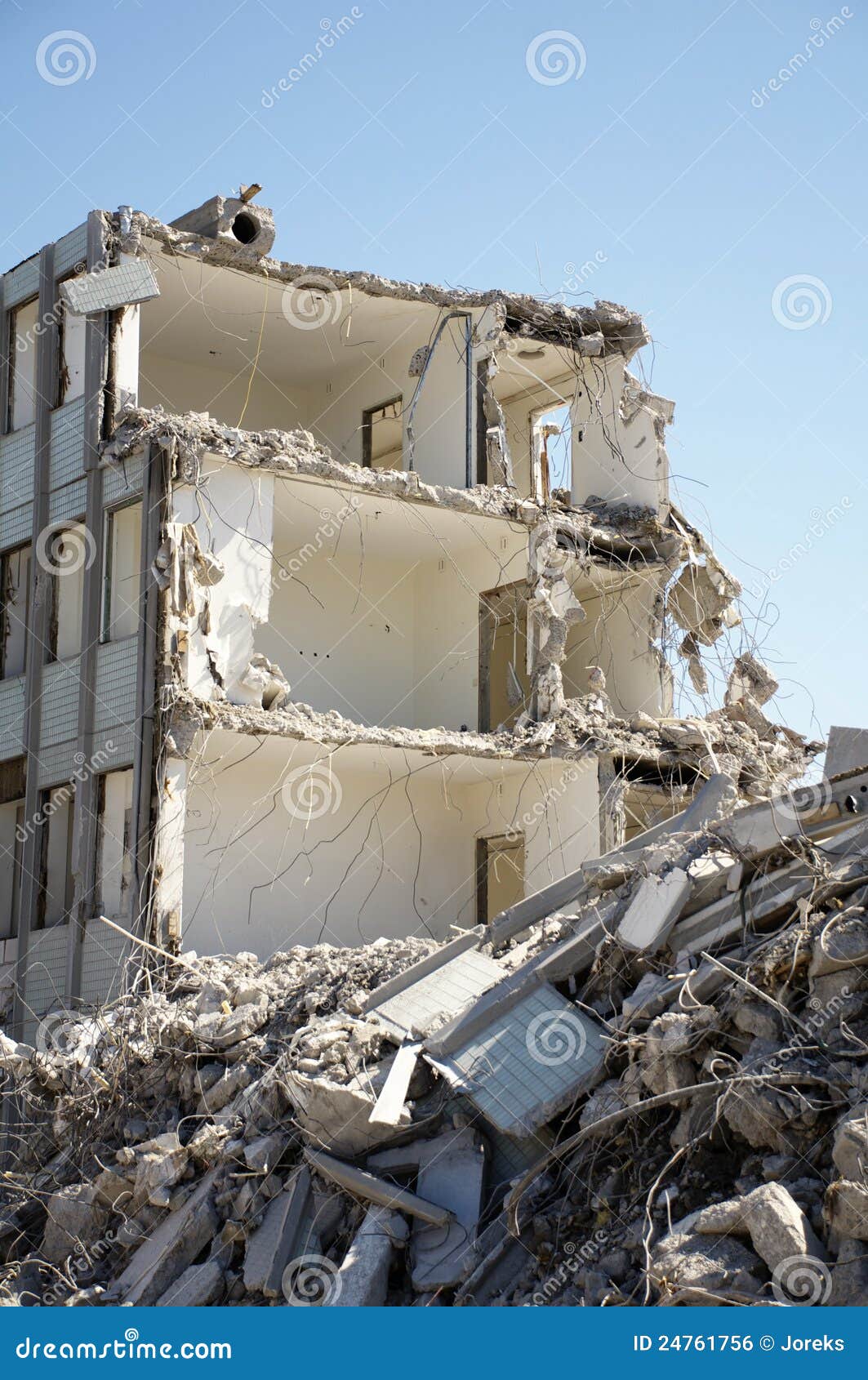 Building demolished stock photo. Image of danger, demolished - 24761756