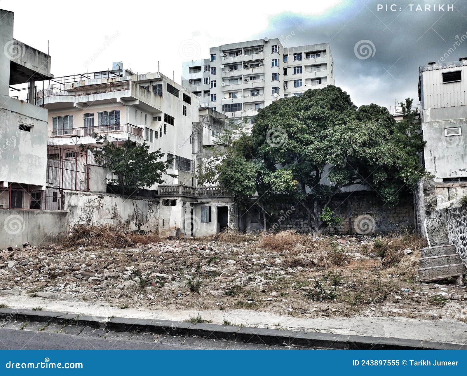 Building Demolished To Rebuild New Project Royalty-Free Stock ...