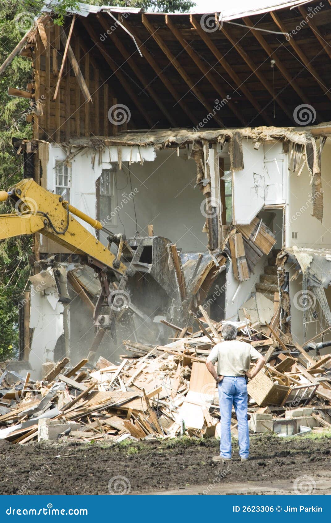 Building demolition 6 stock photo. Image of heavy, destruction - 2623306