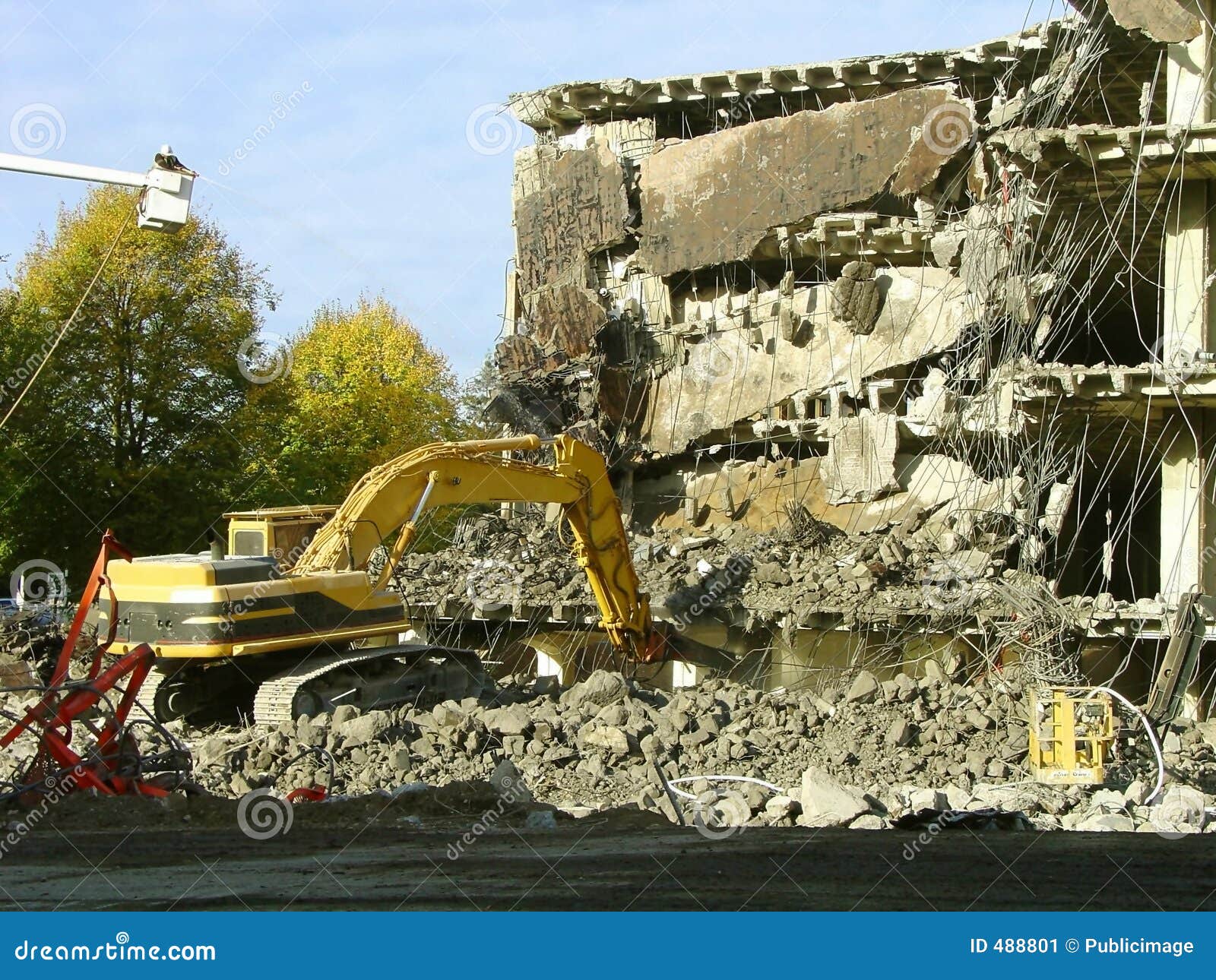 Building Demolition-Collapse Royalty-Free Stock Photography ...