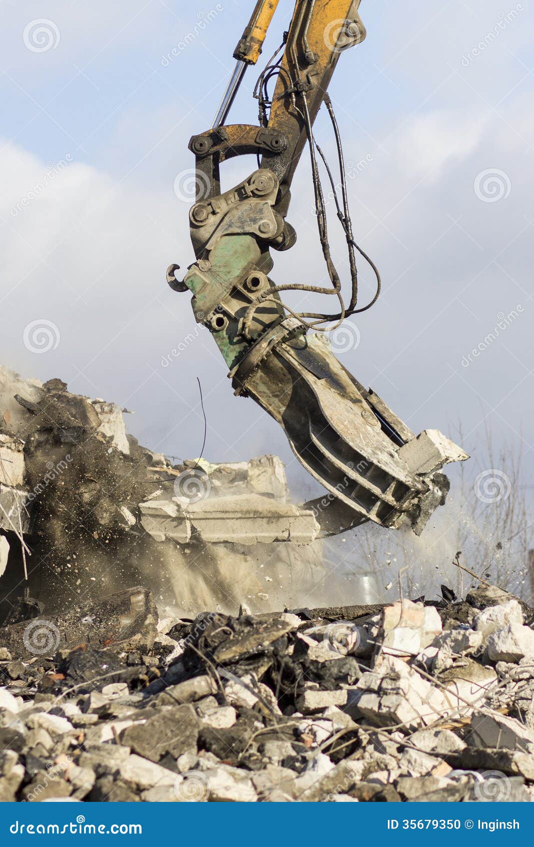 Building demolition stock photo. Image of devastation - 35679350