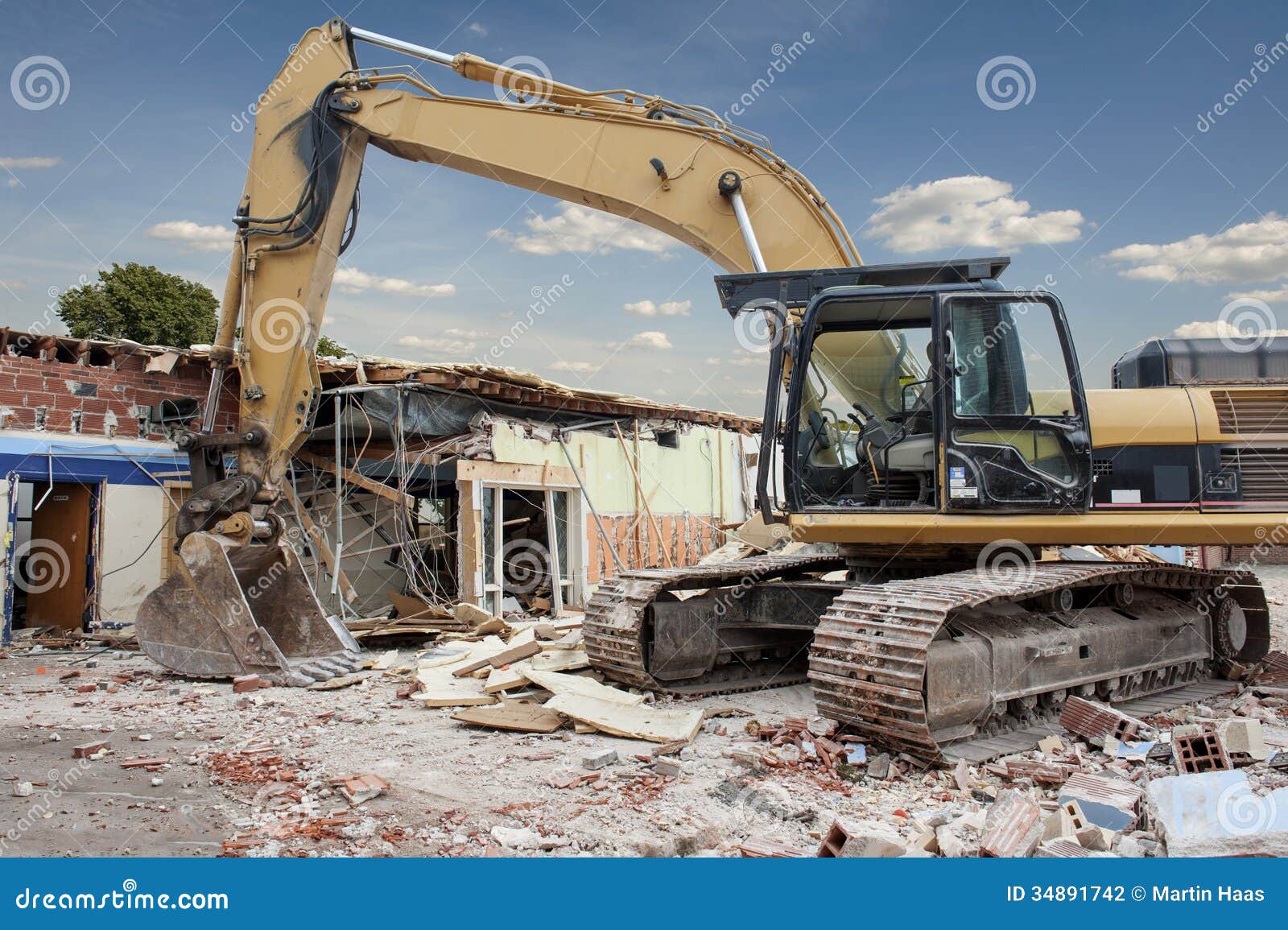 Building Demolition stock photo. Image of disposal, heavy - 34891742