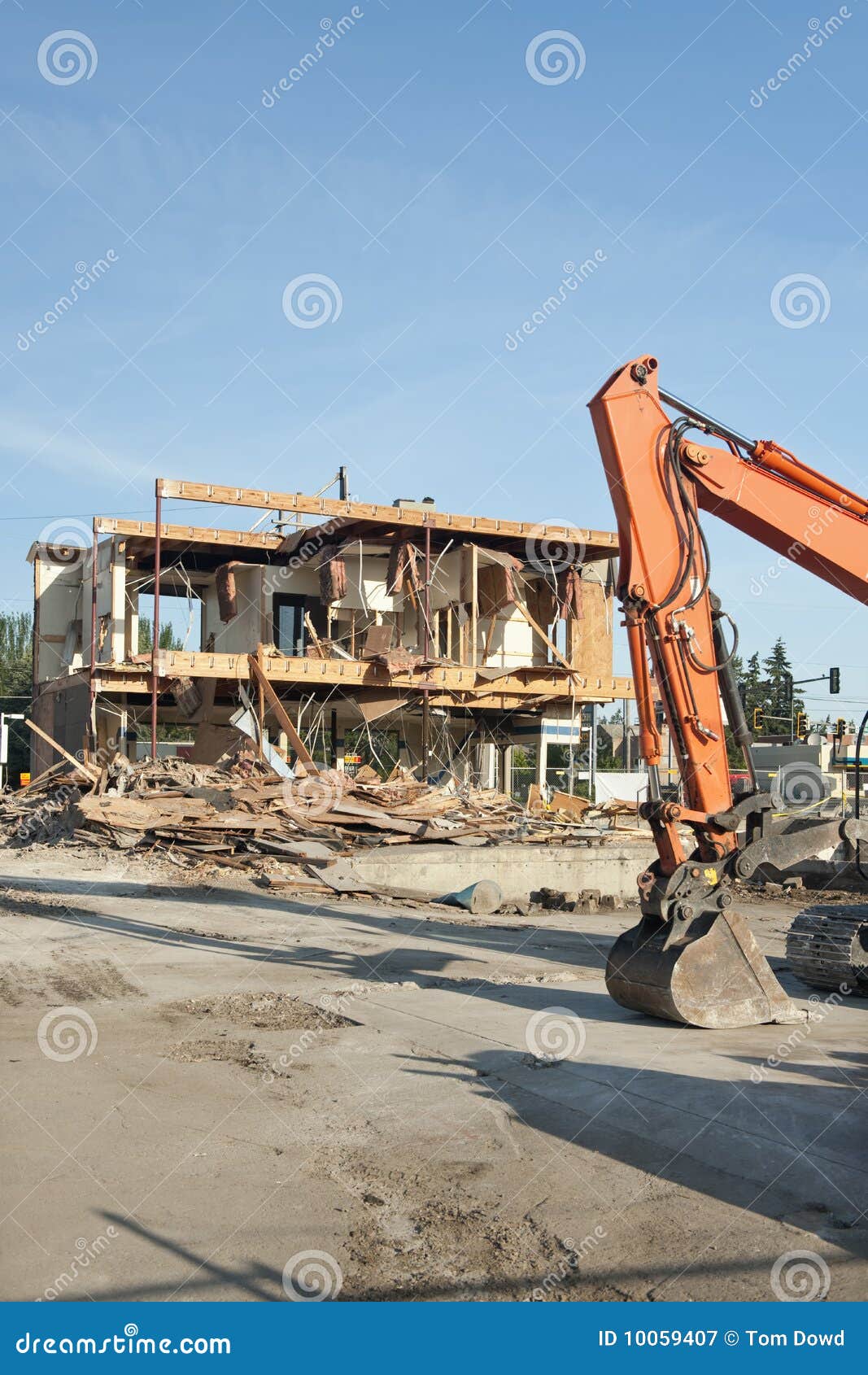 Building demolition site stock image. Image of destroyed - 10059407