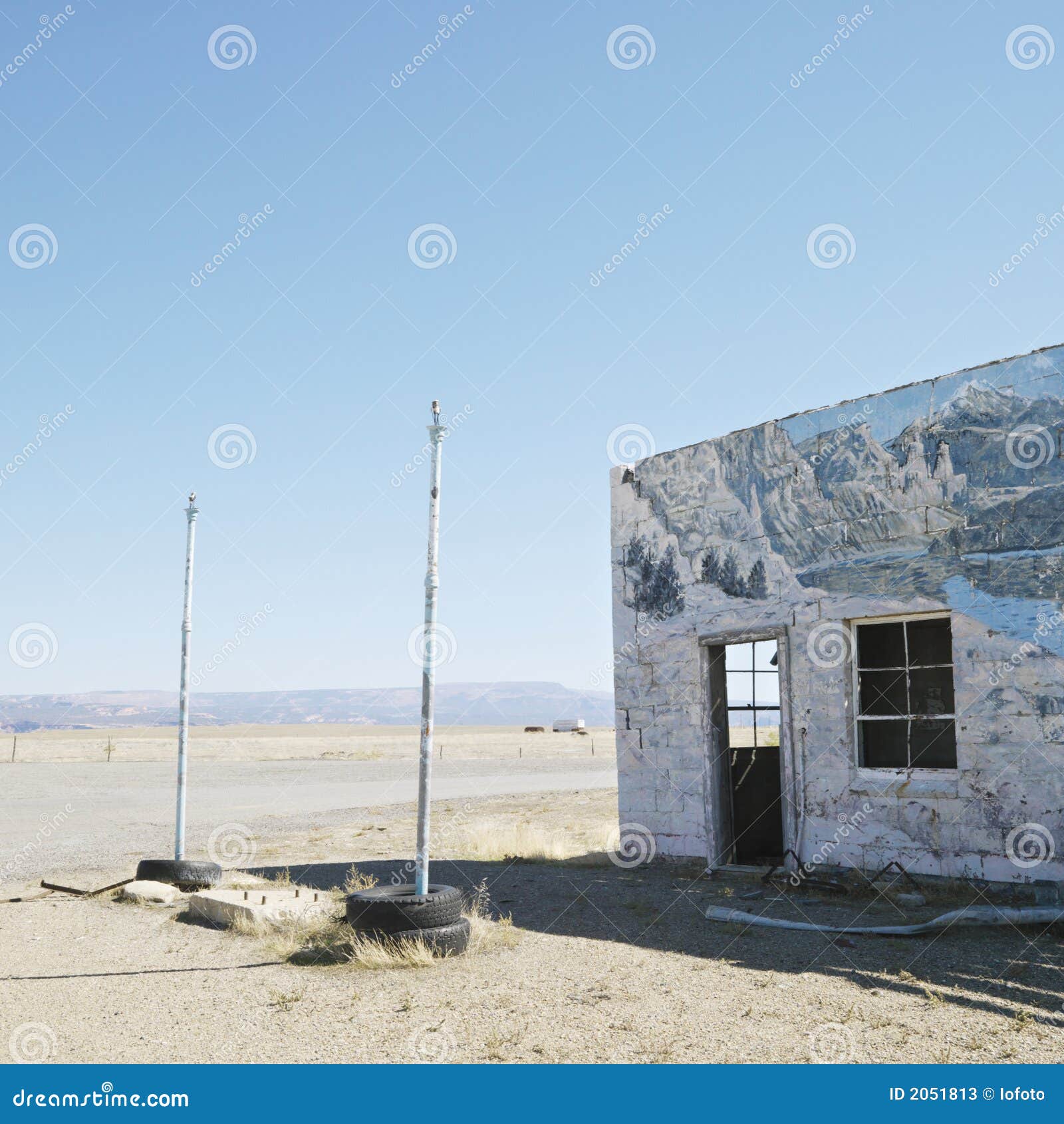 Building in desert stock image. Image of vacation, southwest - 2051813