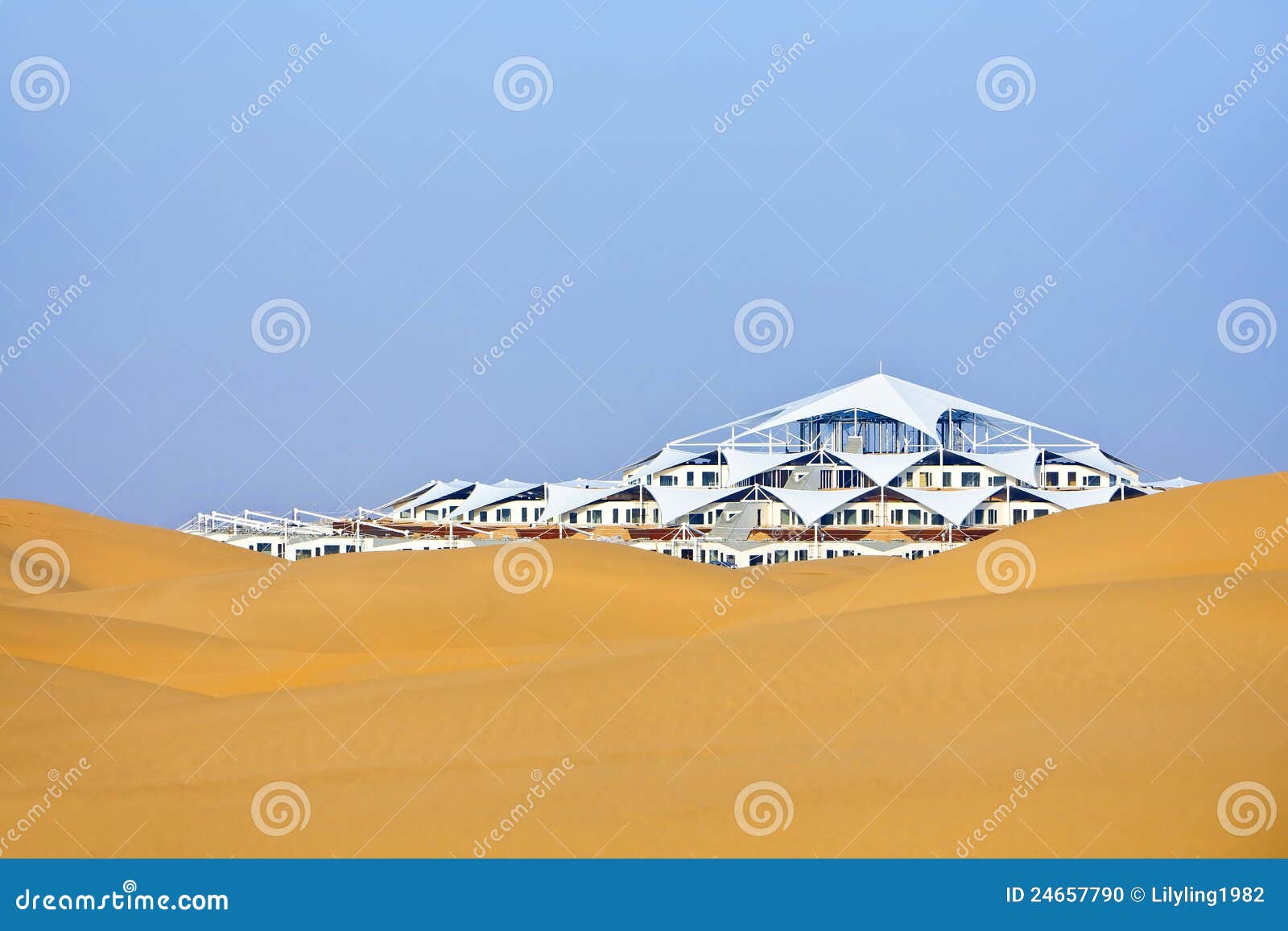 Building in the desert stock photo. Image of house, abstract - 24657790