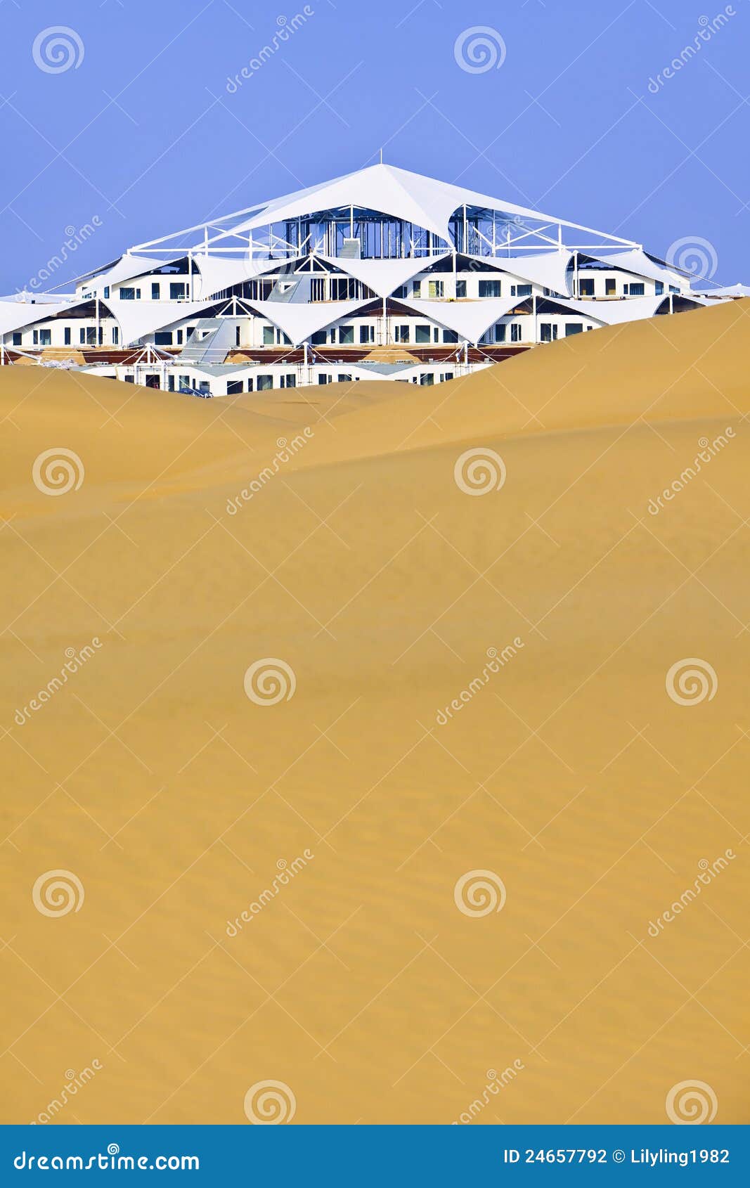 Building in the desert stock photo. Image of wave, death - 24657792