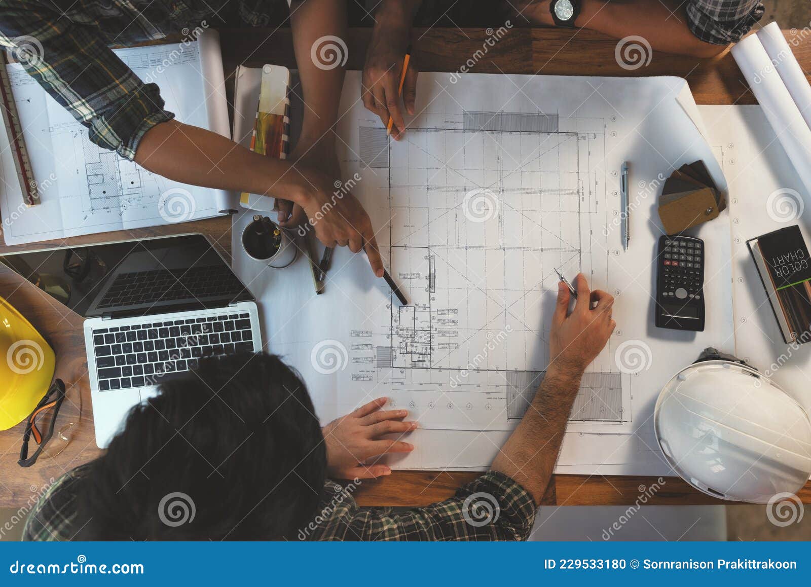 Building Design Engineering and Construction Business Stock Photo ...