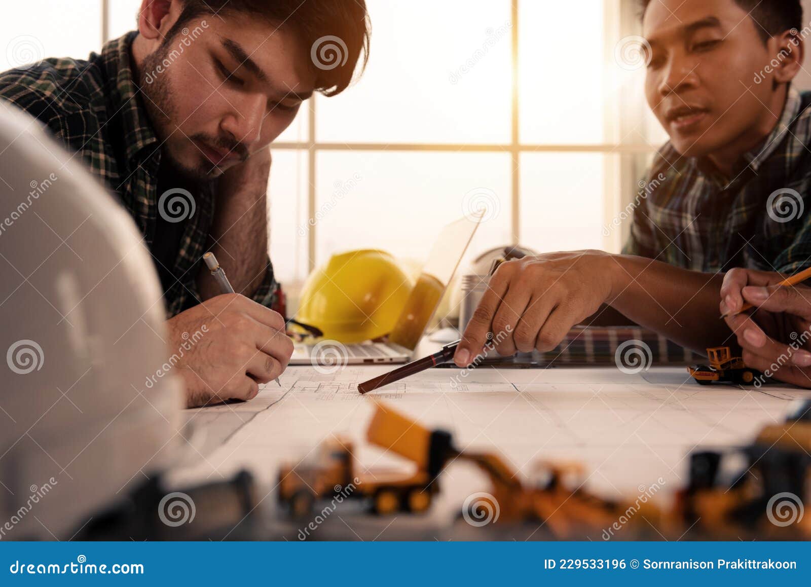 Building Design Engineering and Construction Business Stock Photo ...