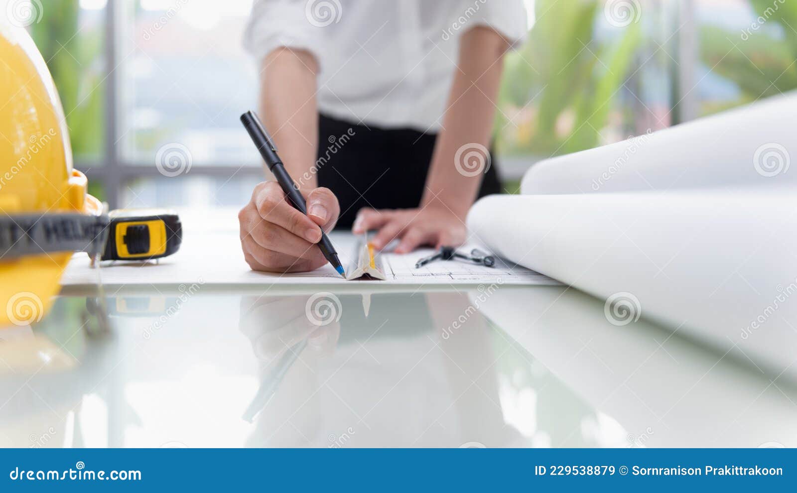 Building Design Engineering and Construction Business Stock Image ...