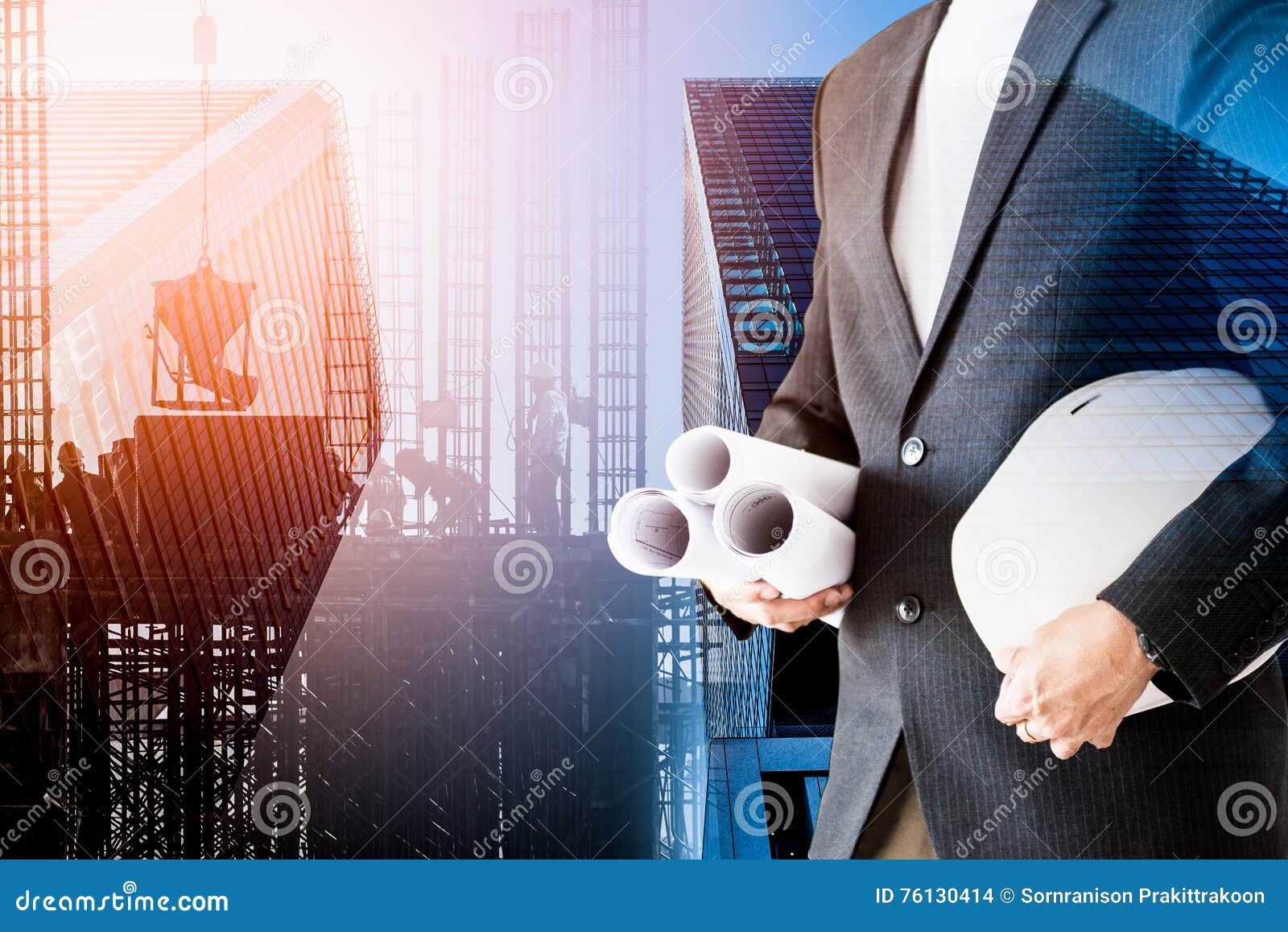 Building design management stock photo. Image of blue - 76130414