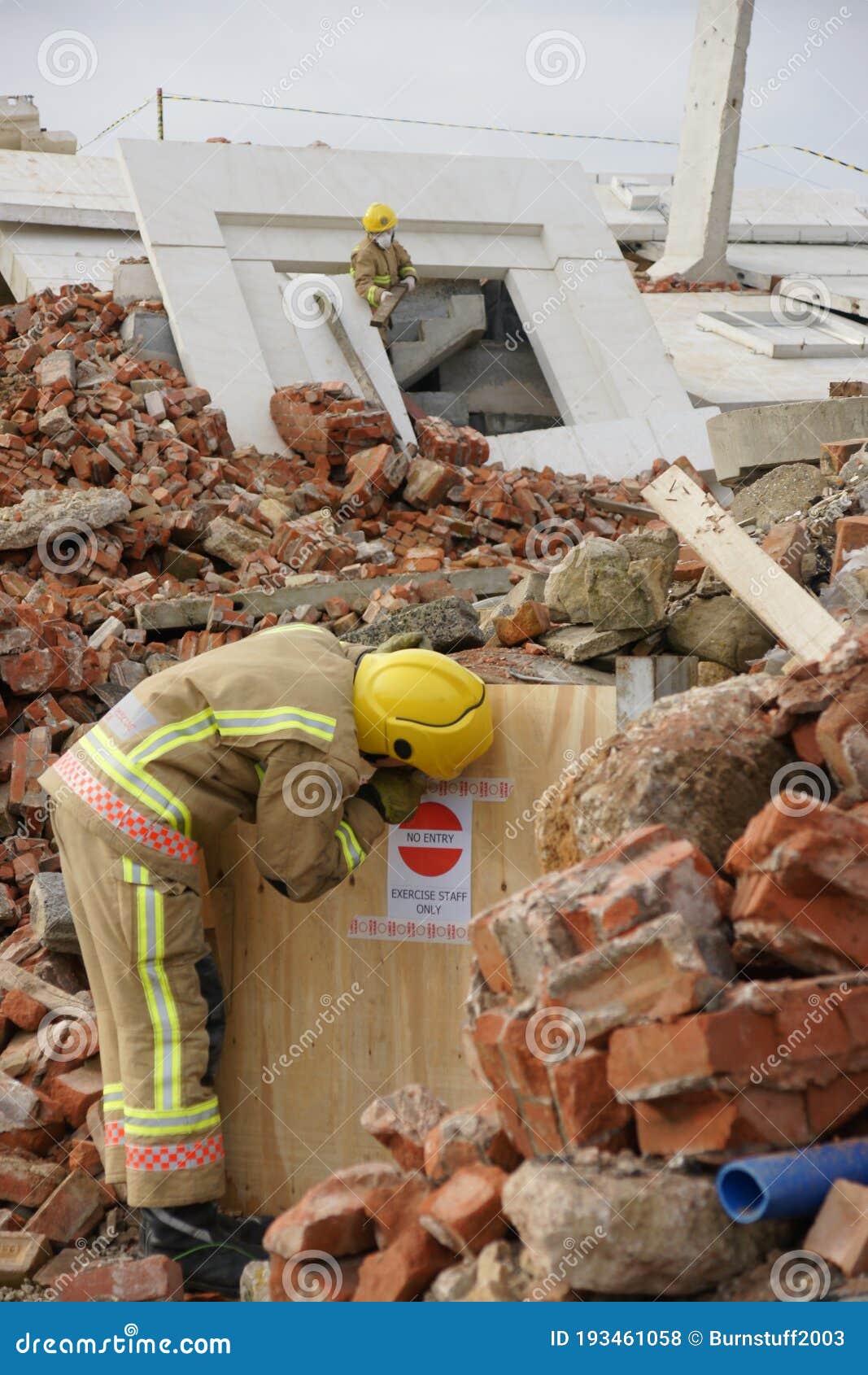Building Destroyed, Explosion and Collapses, Stock Photo - Image of ...