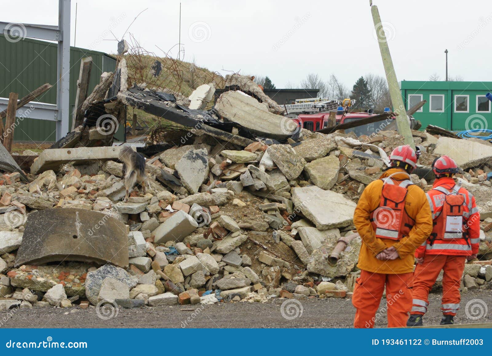 Building Destroyed, Explosion and Collapses, Stock Photo - Image of ...