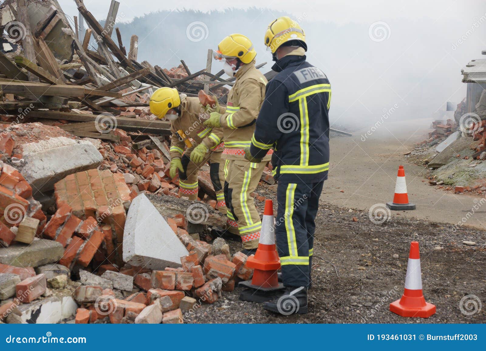 Building Destroyed, Explosion and Collapses, Stock Image - Image of ...