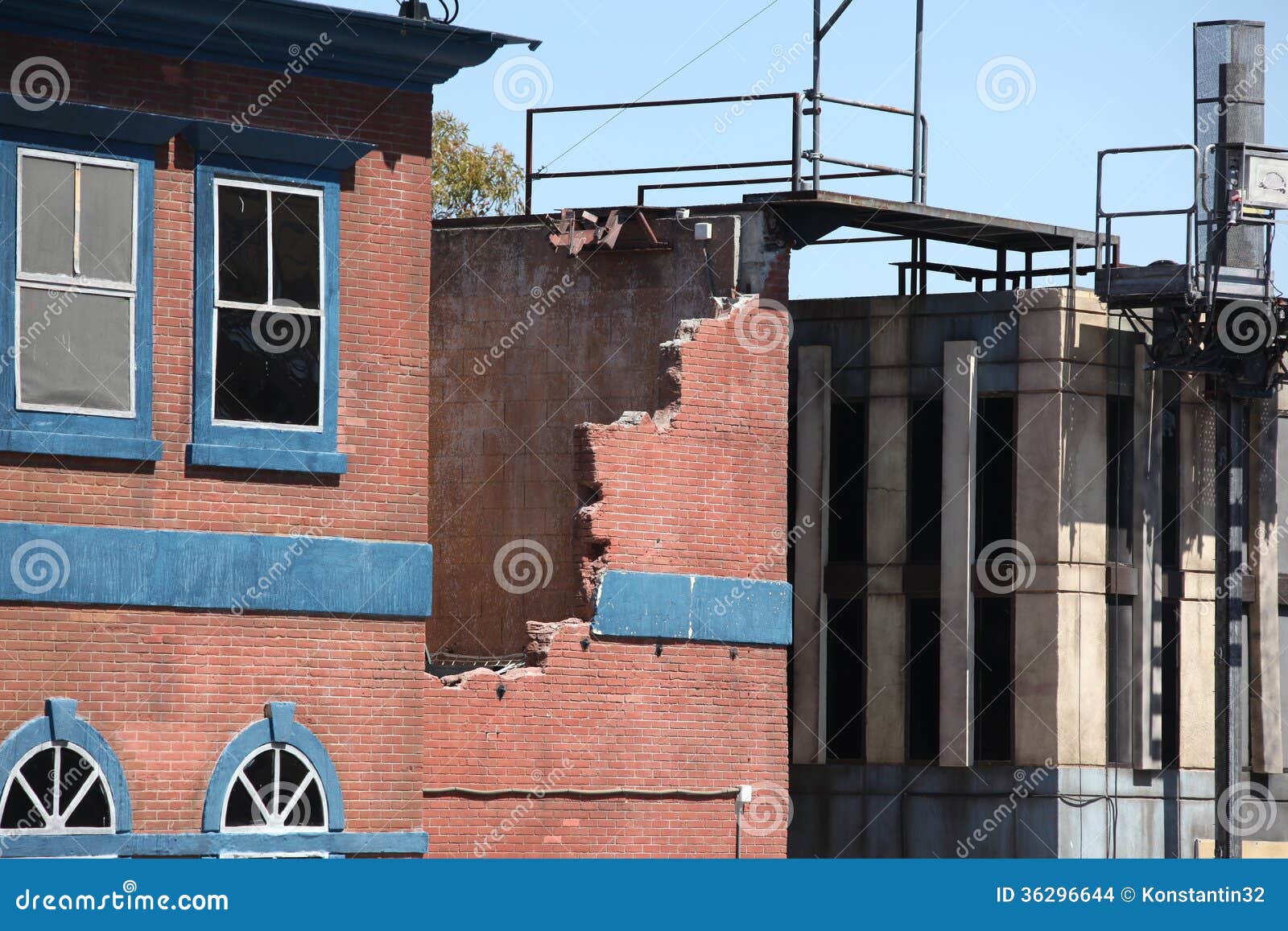 Building Destruction, Aftermath of Disaster Stock Photo - Image of ...