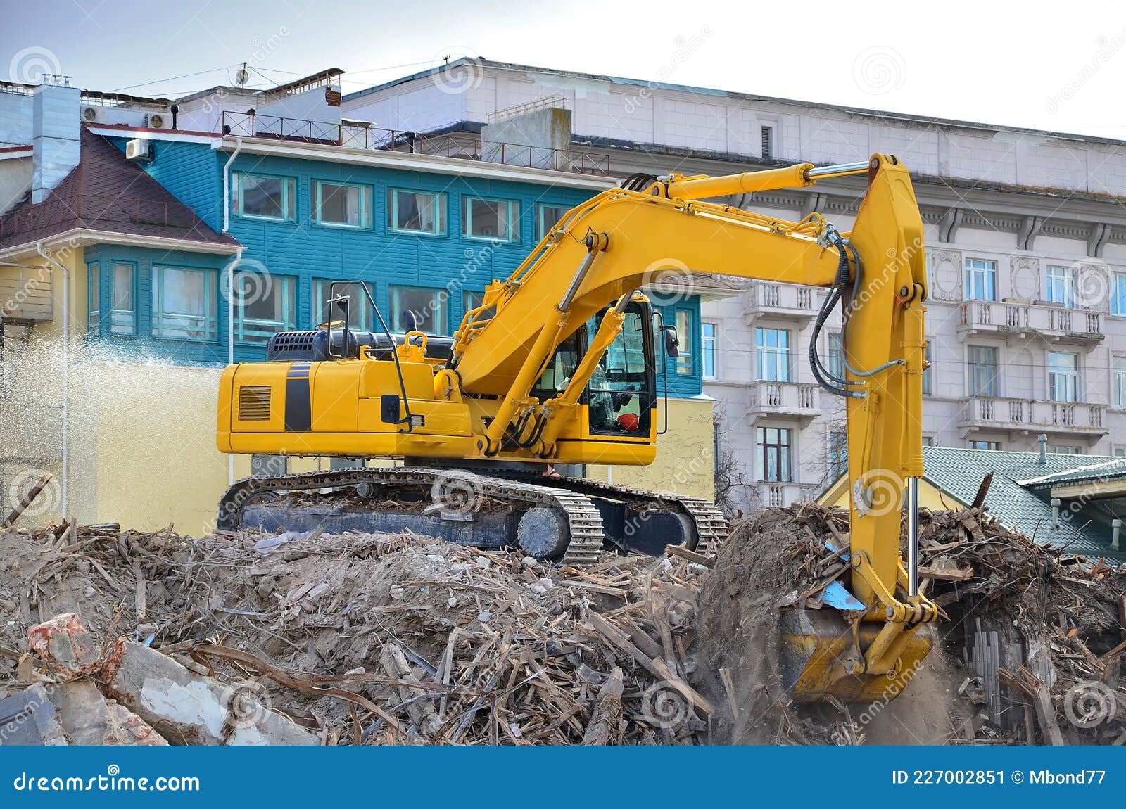 Building Destruction Abstract Background Royalty-Free Stock Photography ...
