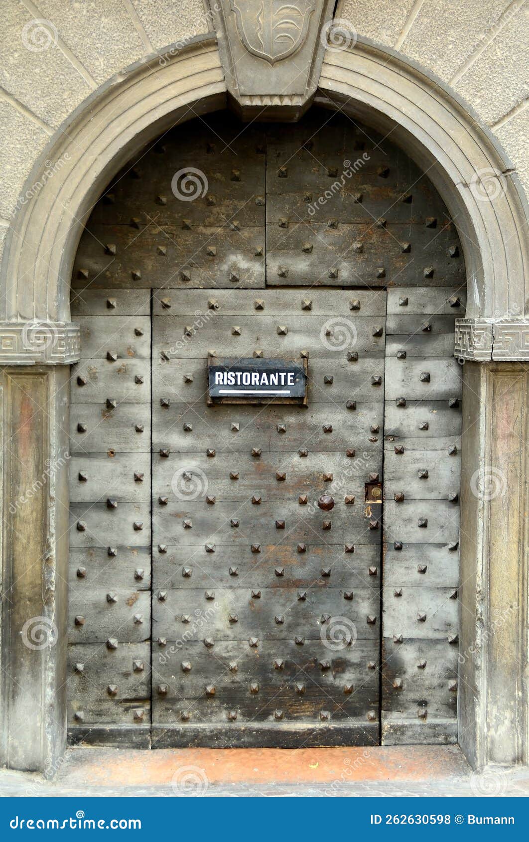 Building, Detailed View of a Front Door or Entrance Door Stock Photo ...