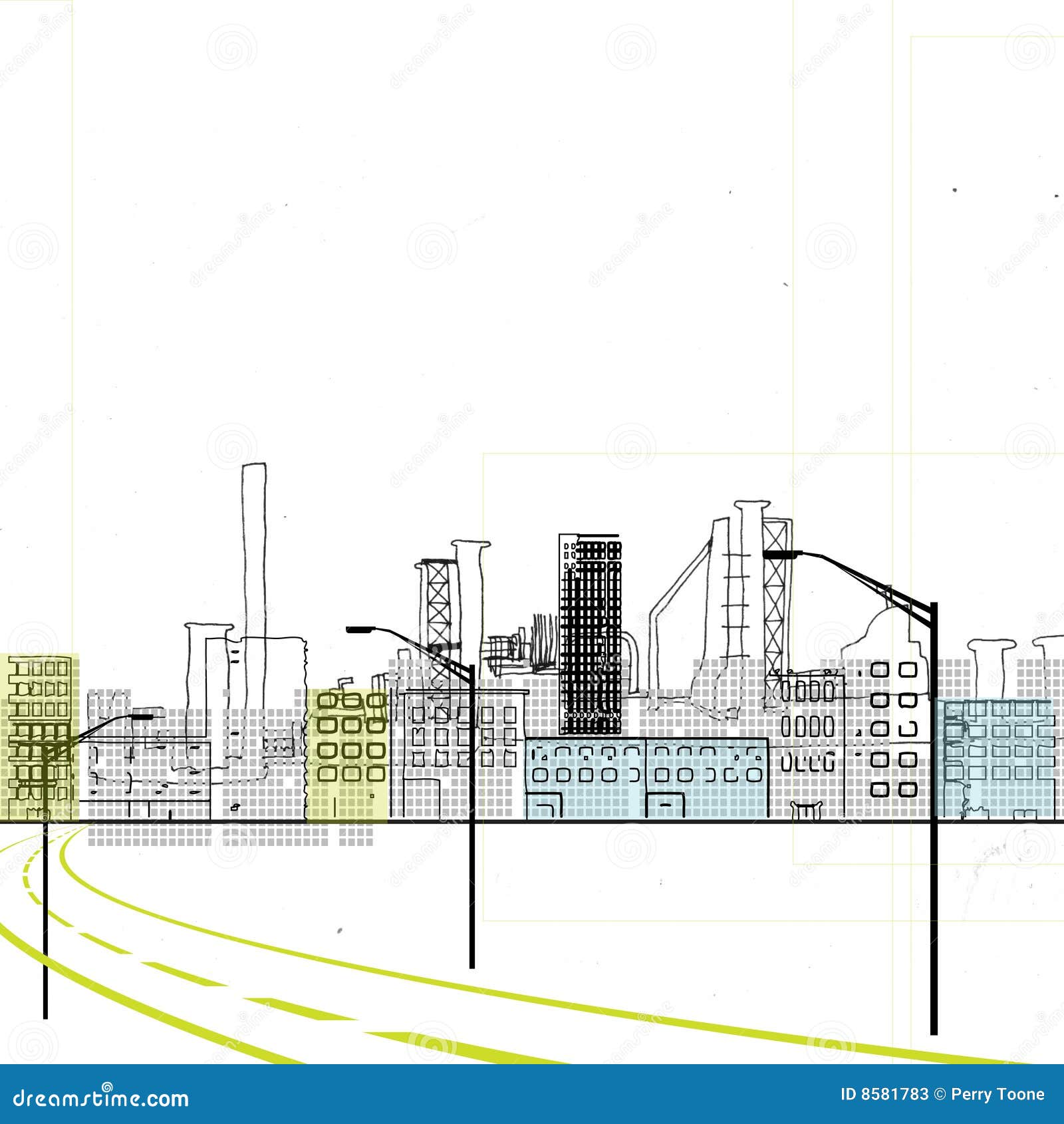 Building Development stock vector. Illustration of blank - 8581783