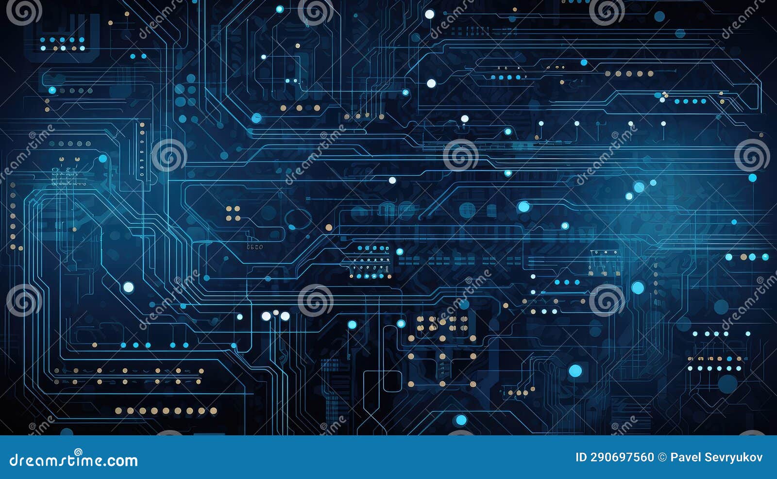 Building Digital Blueprint Abstract Stock Illustration - Illustration ...