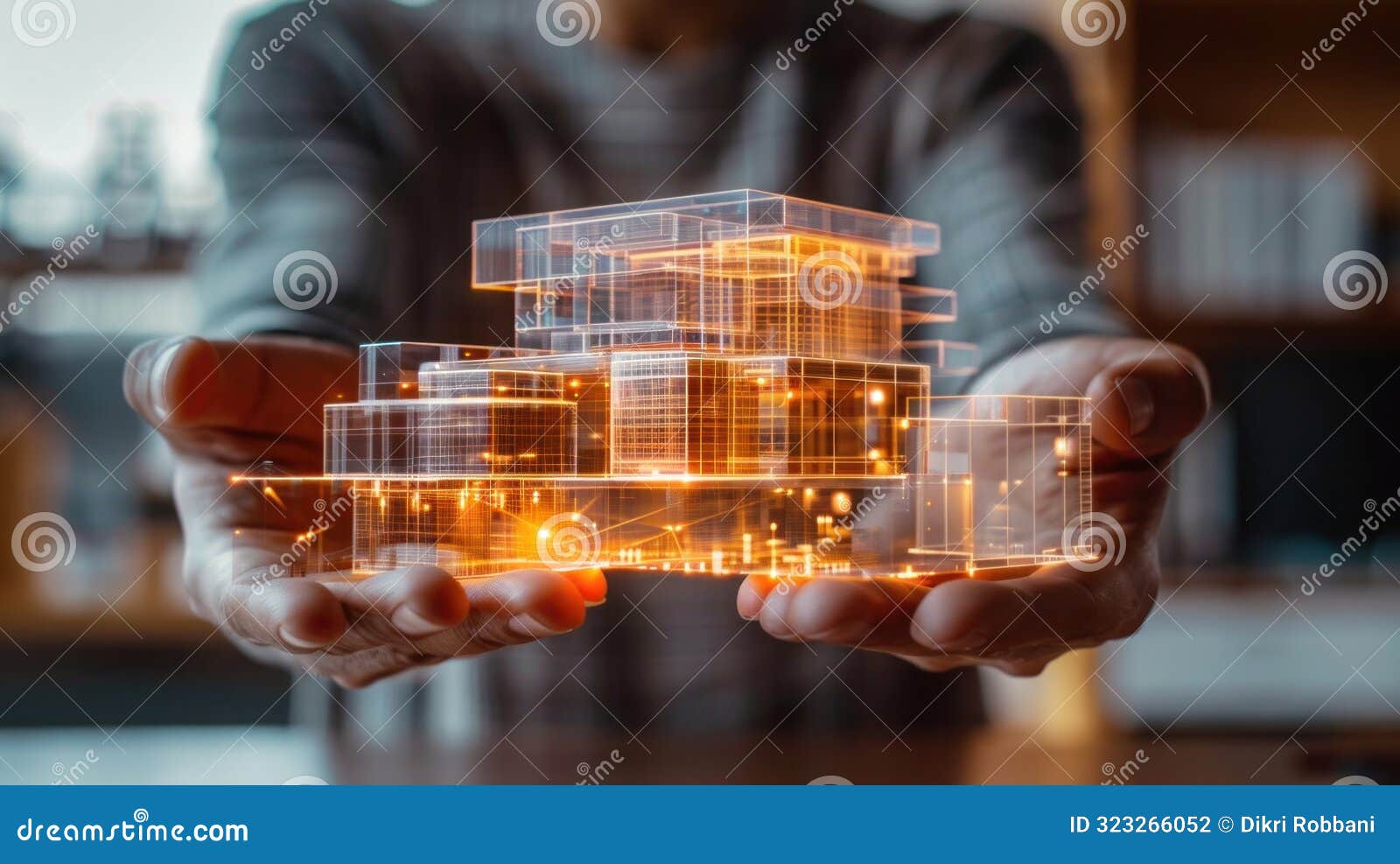 Building a Digital Future: Hands Holding a Wireframe Model Stock ... Building a Digital Future: Hands Holding a Wireframe Model Stock ...