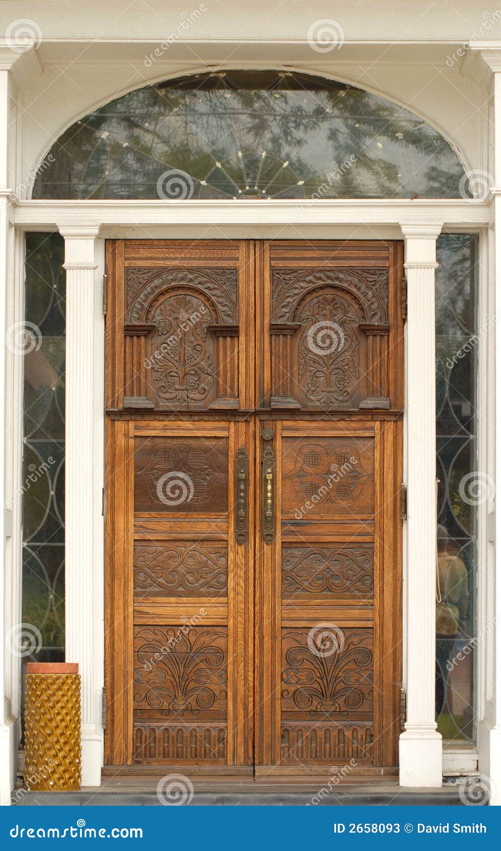 Building doorway stock image. Image of wood, home, window - 2658093