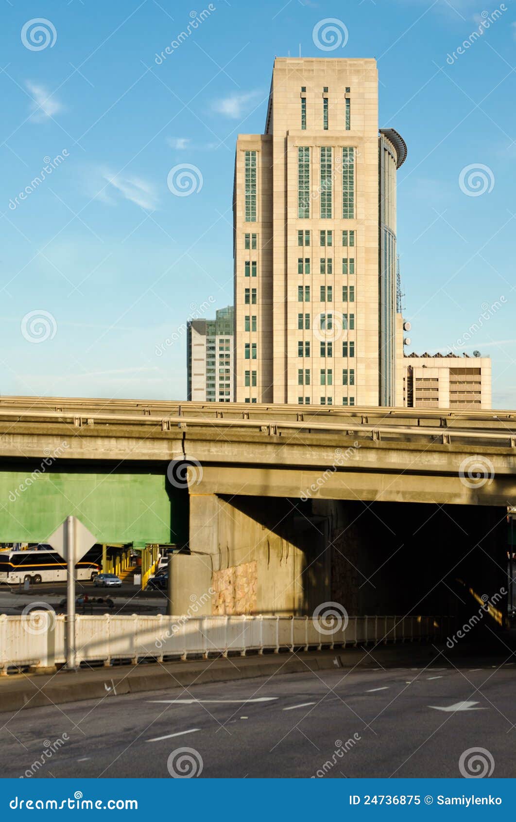 Building downtown stock image. Image of green, downtown - 24736875
