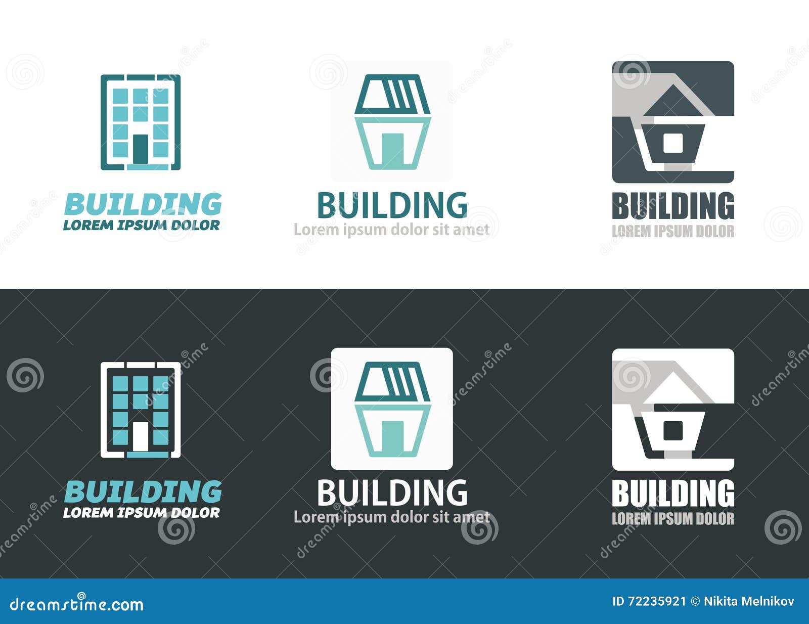 Building elements stock vector. Illustration of shape - 72235921