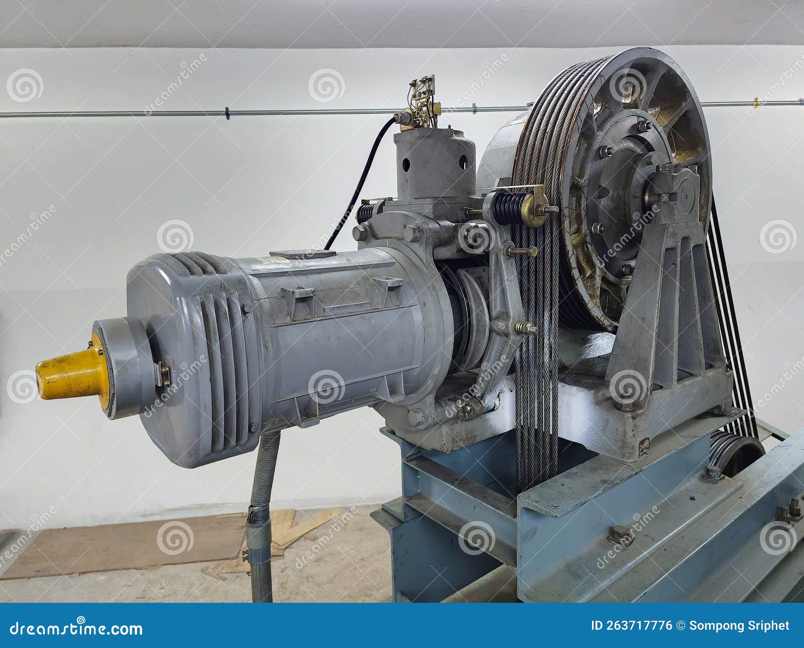 Building Elevator Motor Industry and a Maintenance Stock Photo - Image ...