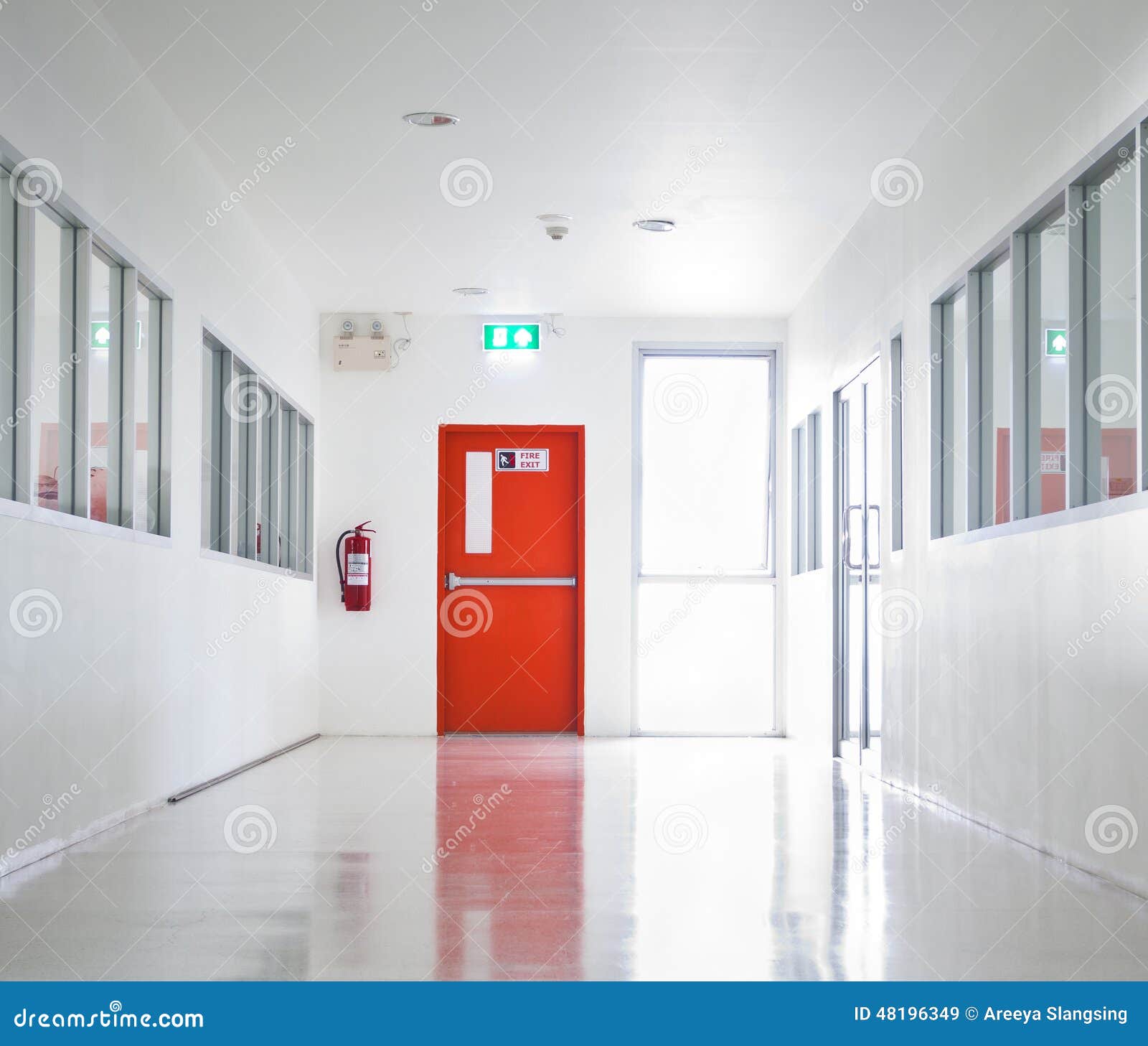 Building Emergency Exit Stock Photo - Image: 48196349