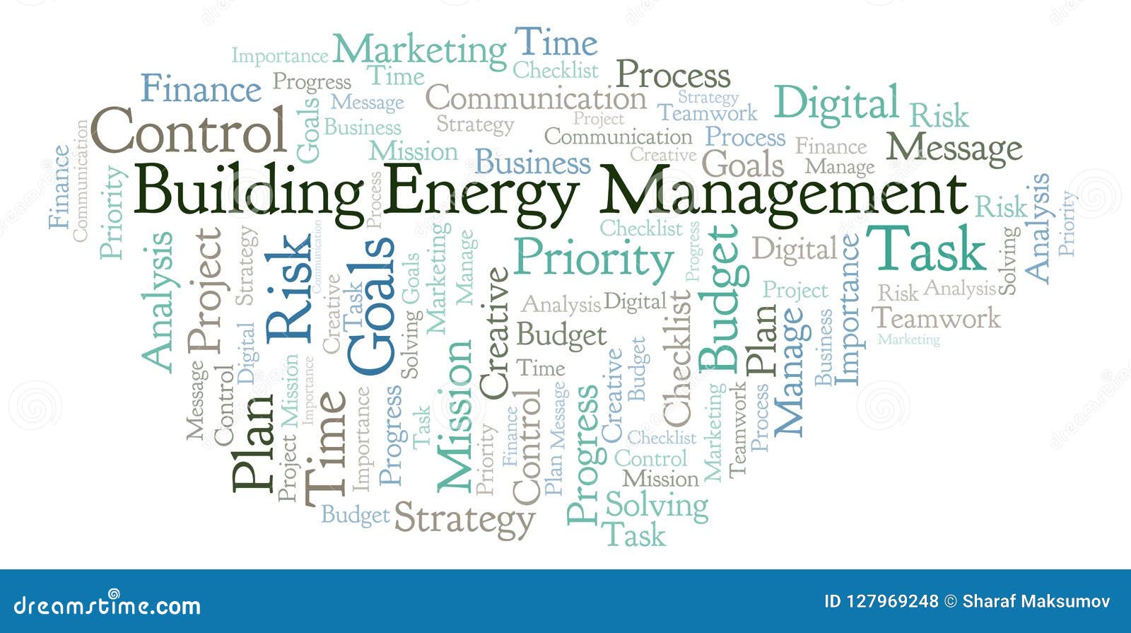 Building Energy Management Word Cloud, Made with Text only. Stock ...
