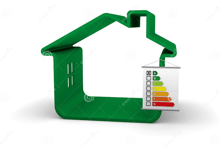 Building Energy Performance a Classification Stock Illustration ...