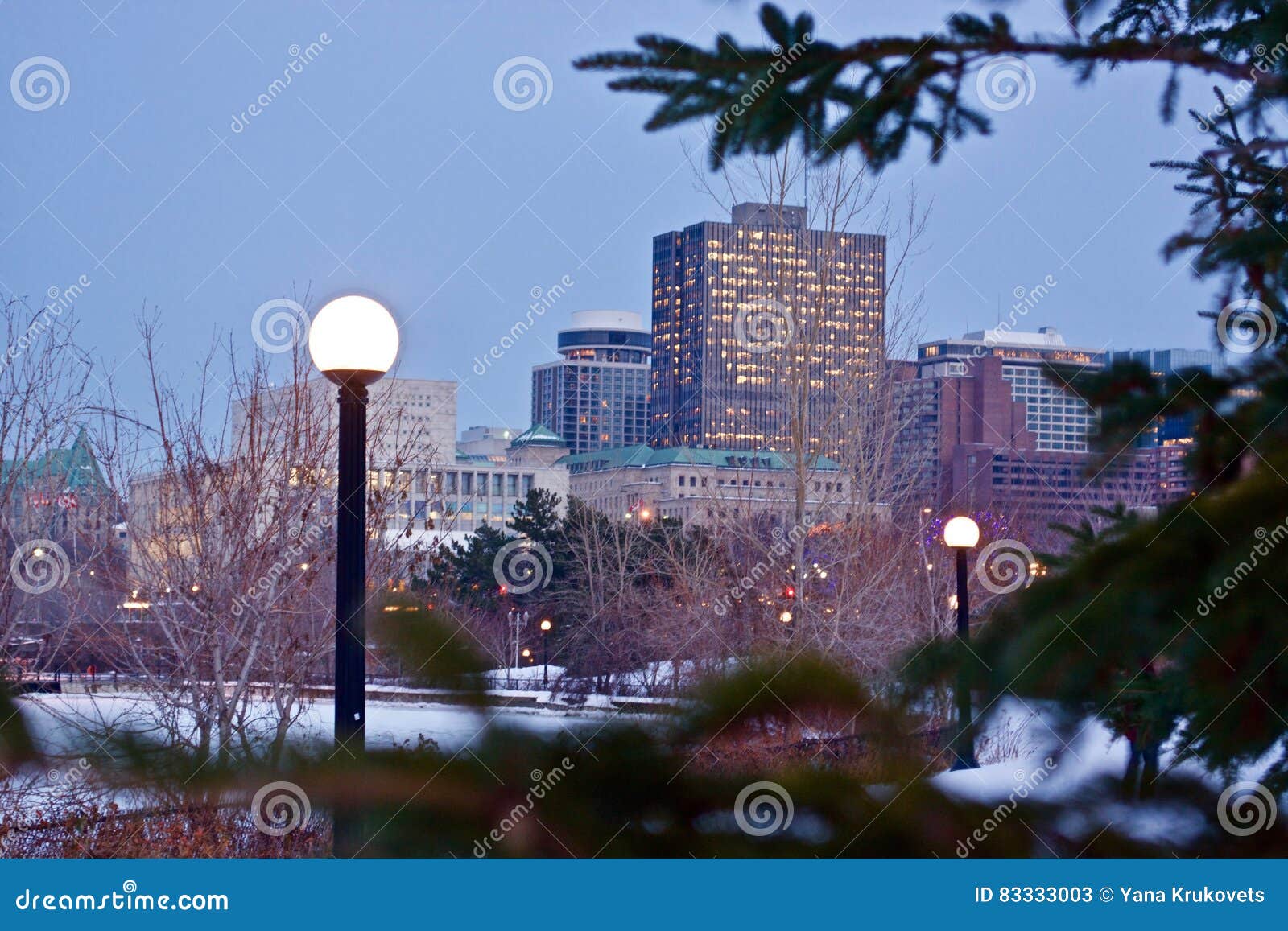 Building at the evening stock image. Image of tour, downtown - 83333003