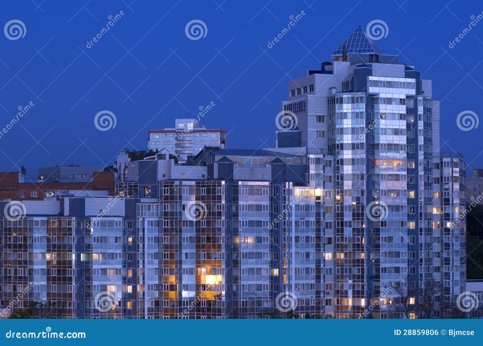 Building Evening Vladivostok Russia Stock Photo - Image of evening ...