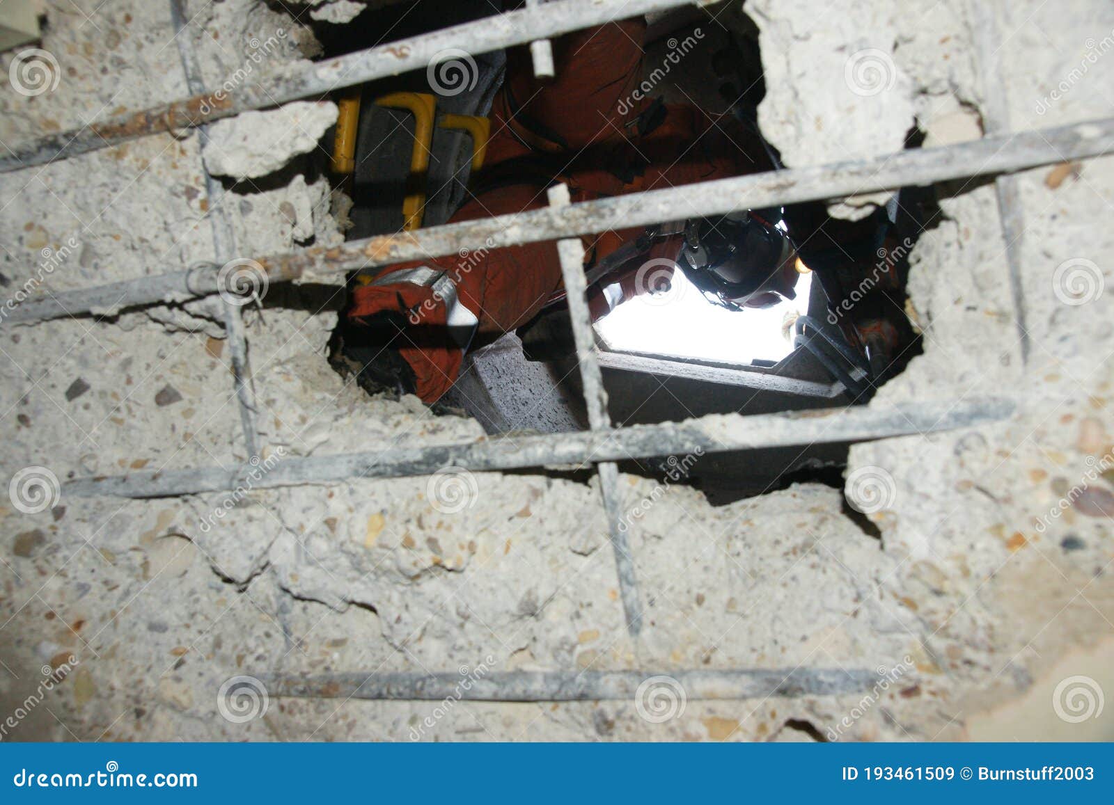 Building Explosion and Total Collapse, Disaster Zone Stock Image ...