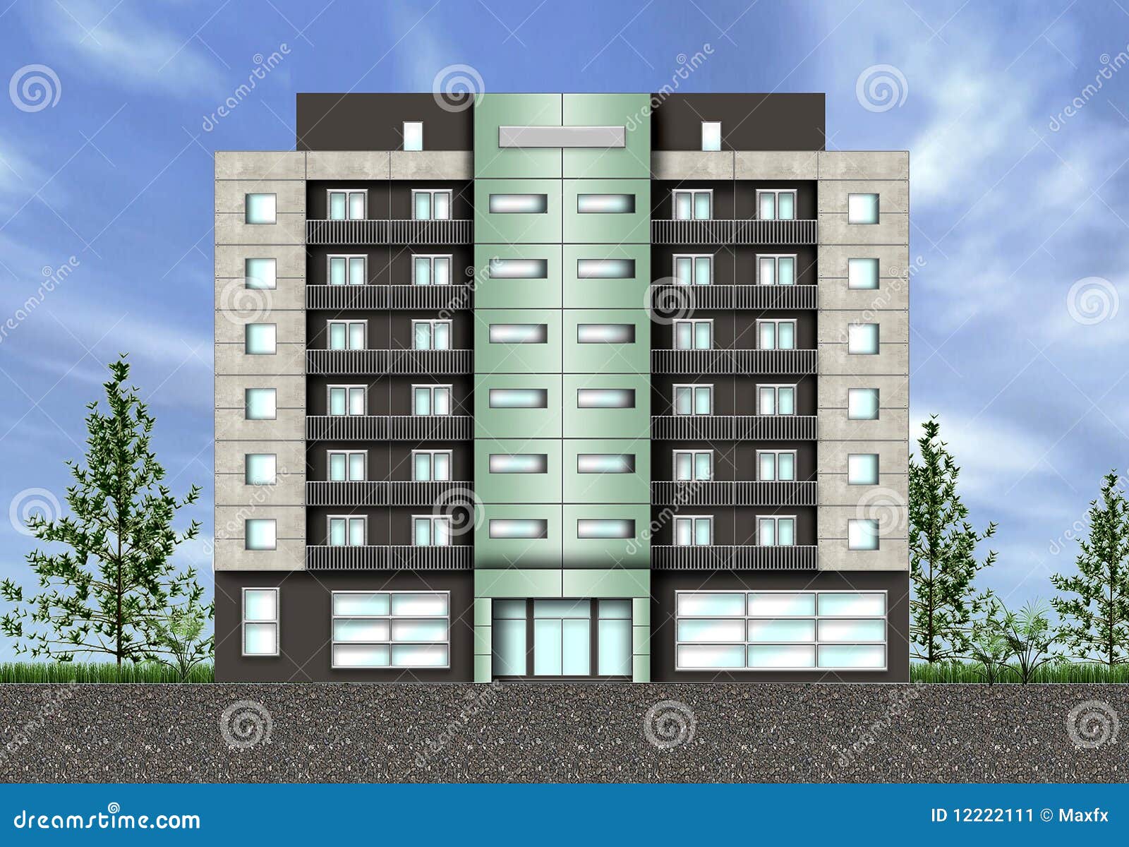 Building Exterior Stock Image - Image: 12222111