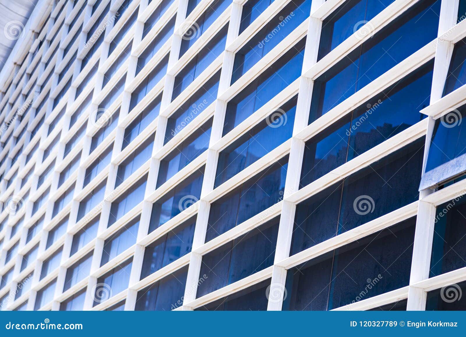 Building Exterior Detail, Pattern of Windows Stock Image - Image of ...