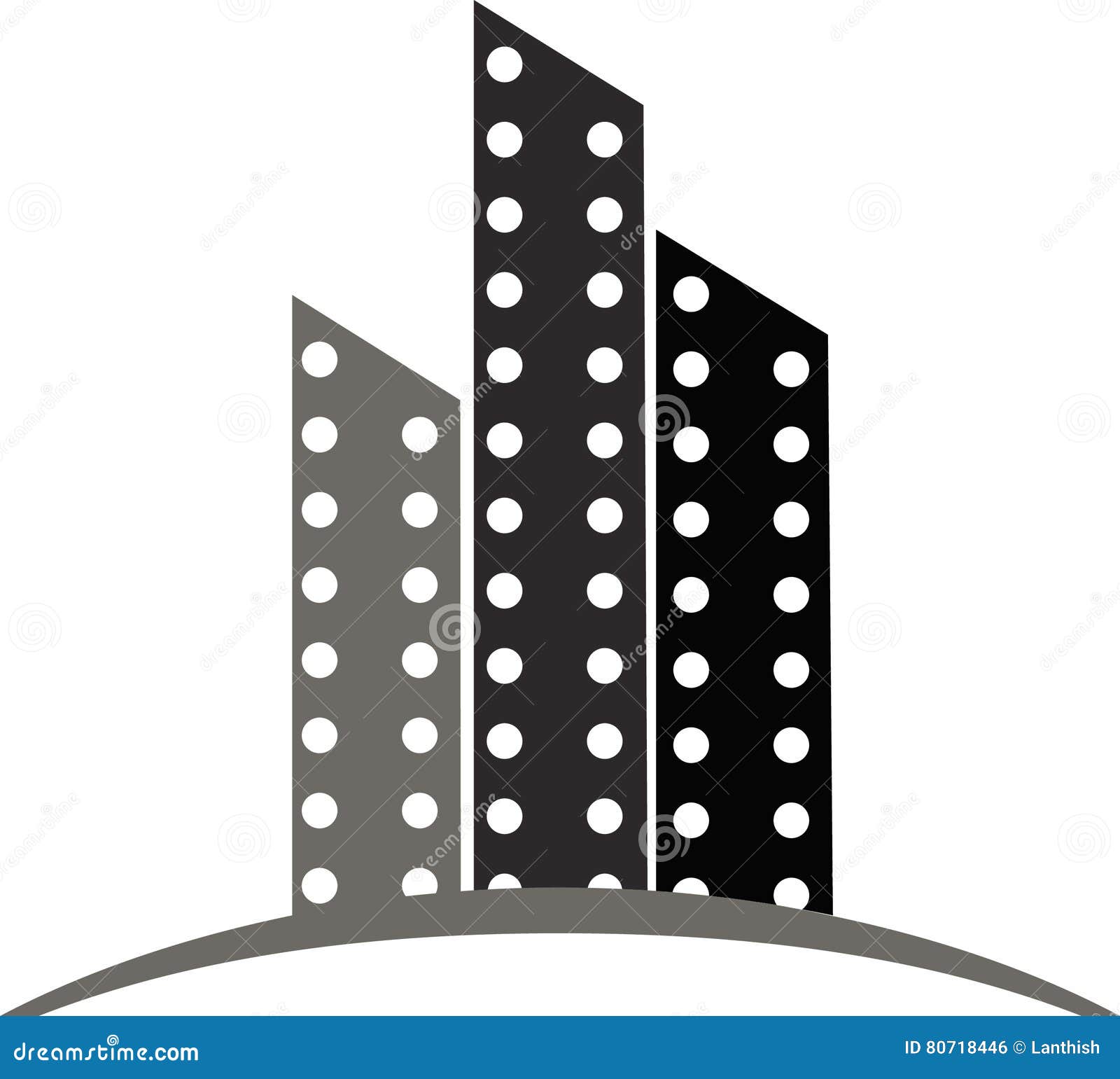 Building Exterior Logo Concept Stock Vector - Illustration of ...