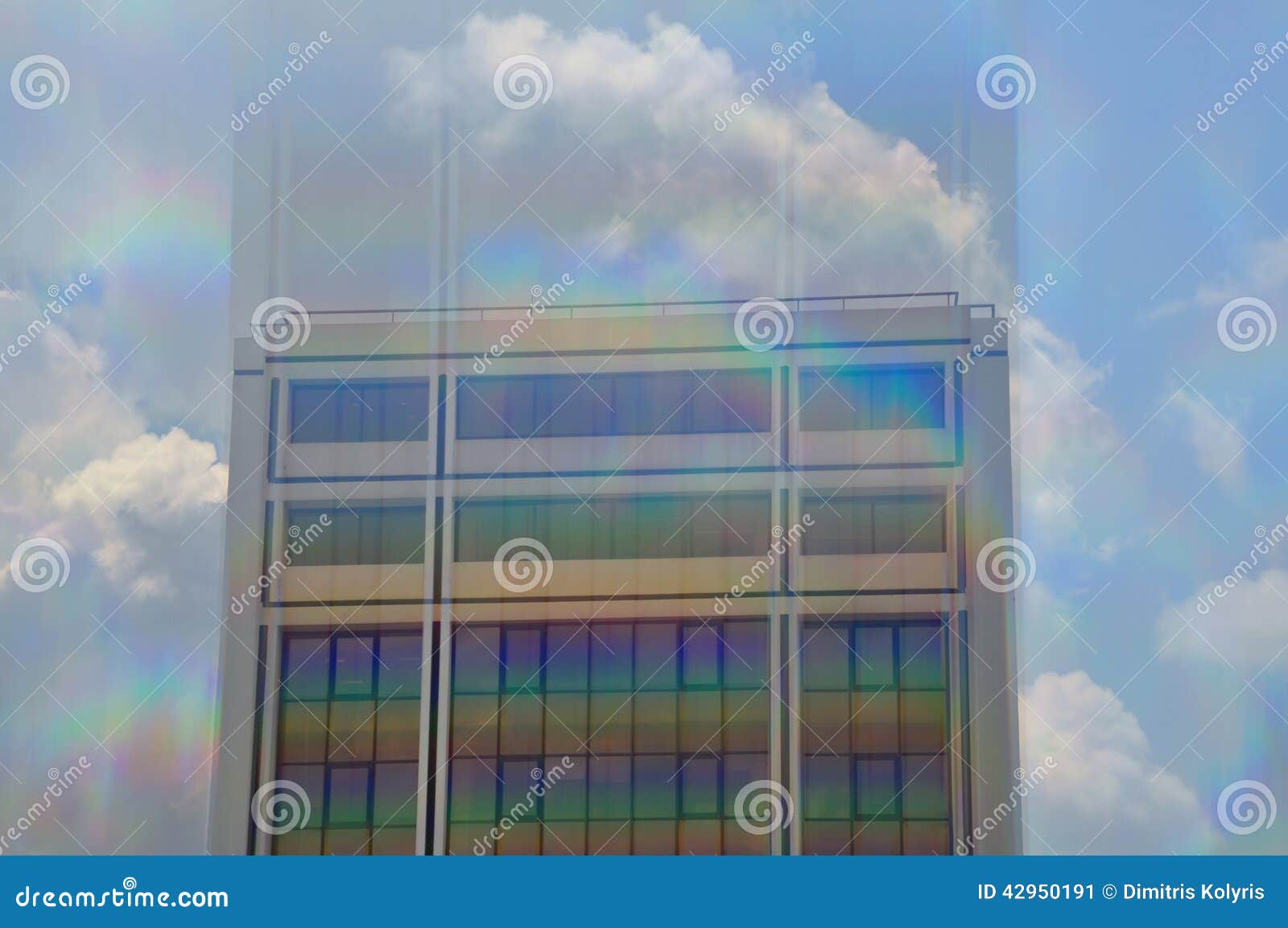 Building Exterior Motion Blur Stock Image - Image of glow, blue: 42950191