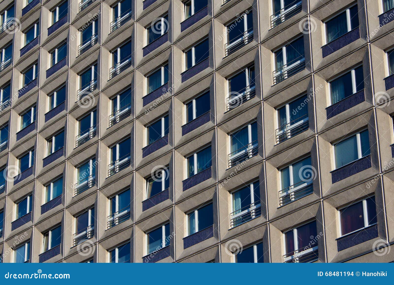 Building Exterior , Residential Building Facade, Window Pattern Stock ...