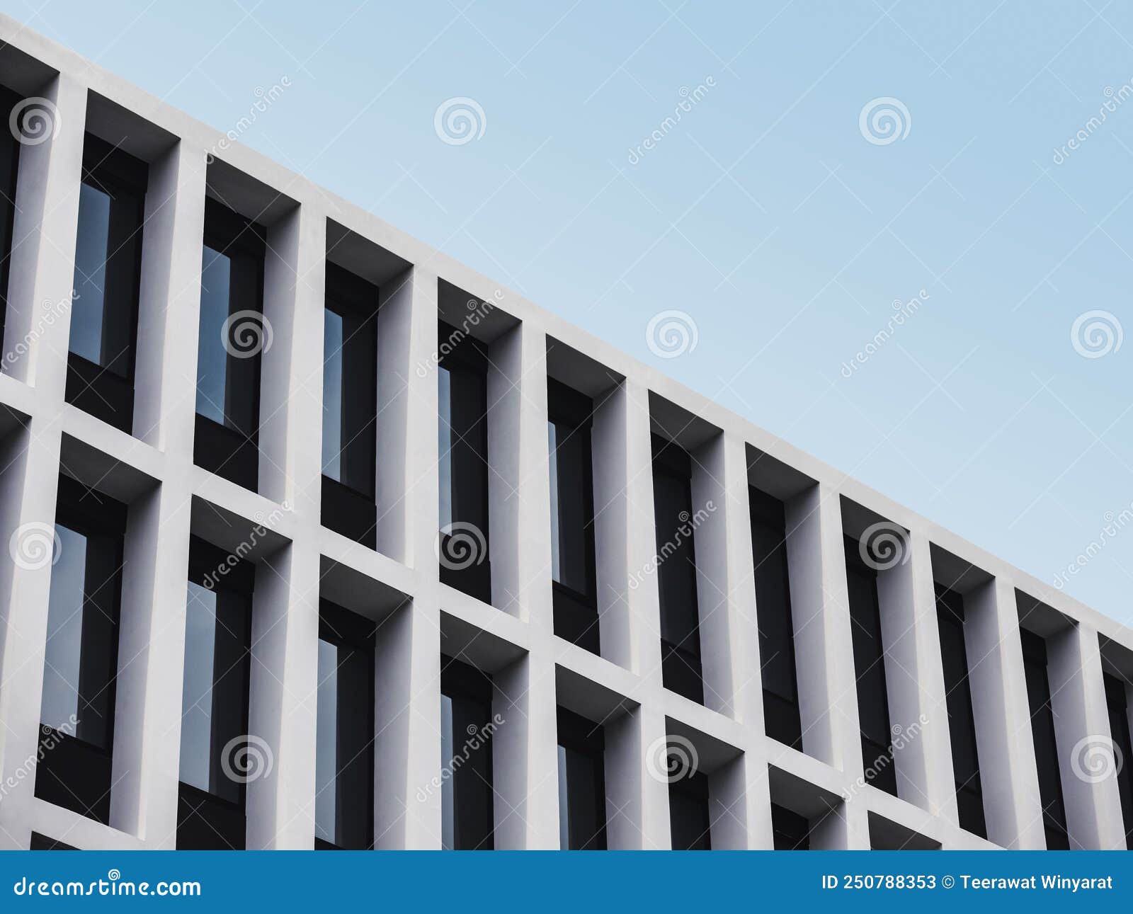 Building Exterior Window Pattern Architecture Details Stock Image ...