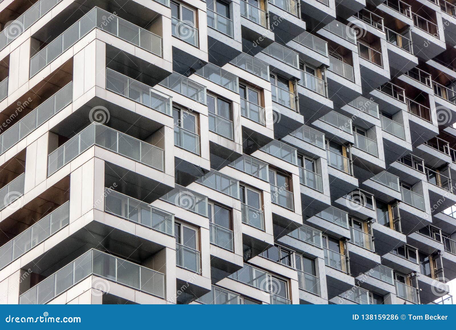Building Facade Creates Rhythmic Patterns Stock Photo - Image of ...