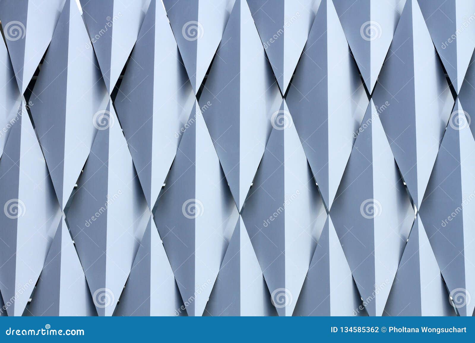 Building Facade Decorated with Steel Graphic Design. Stock Photo ...
