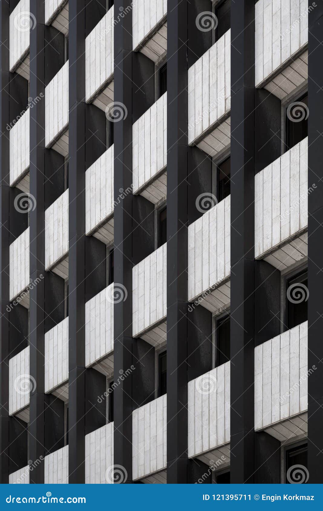 Building Facade Detail, Architectural Pattern with Windows Stock Image ...