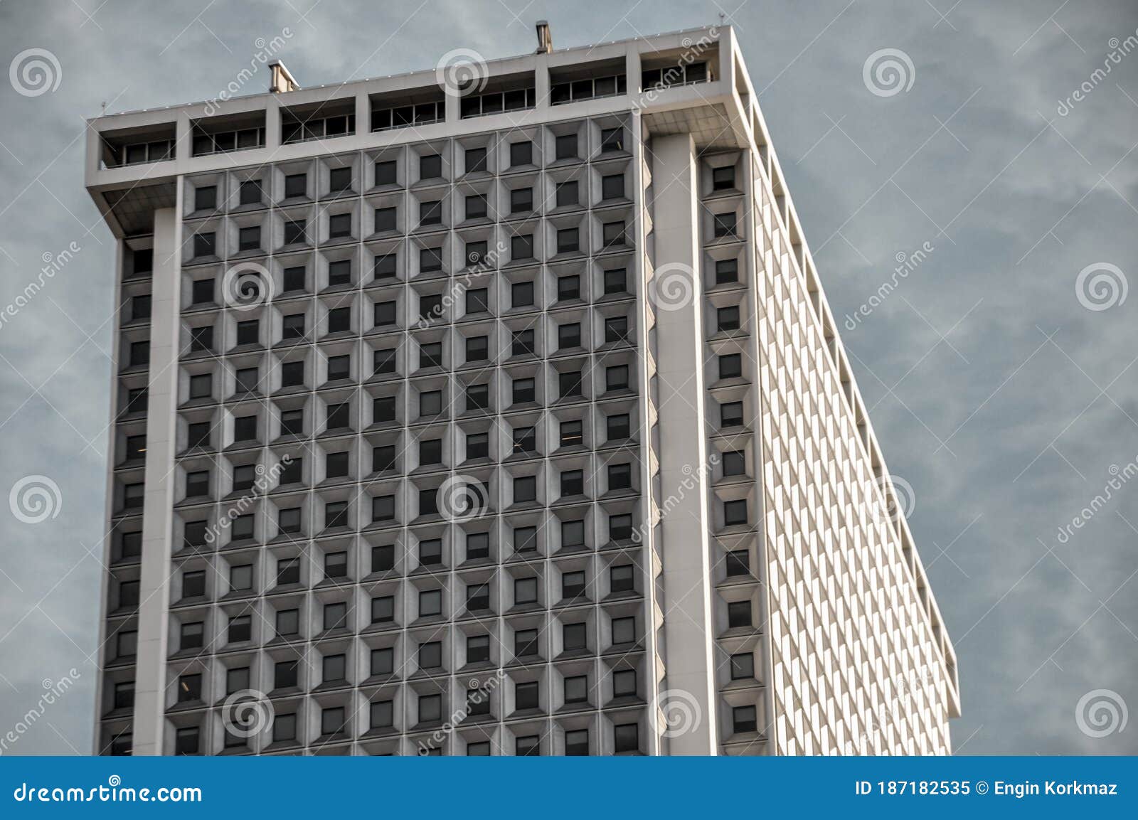 Building Facade Detail Pattern Stock Image - Image of modern, concrete ...