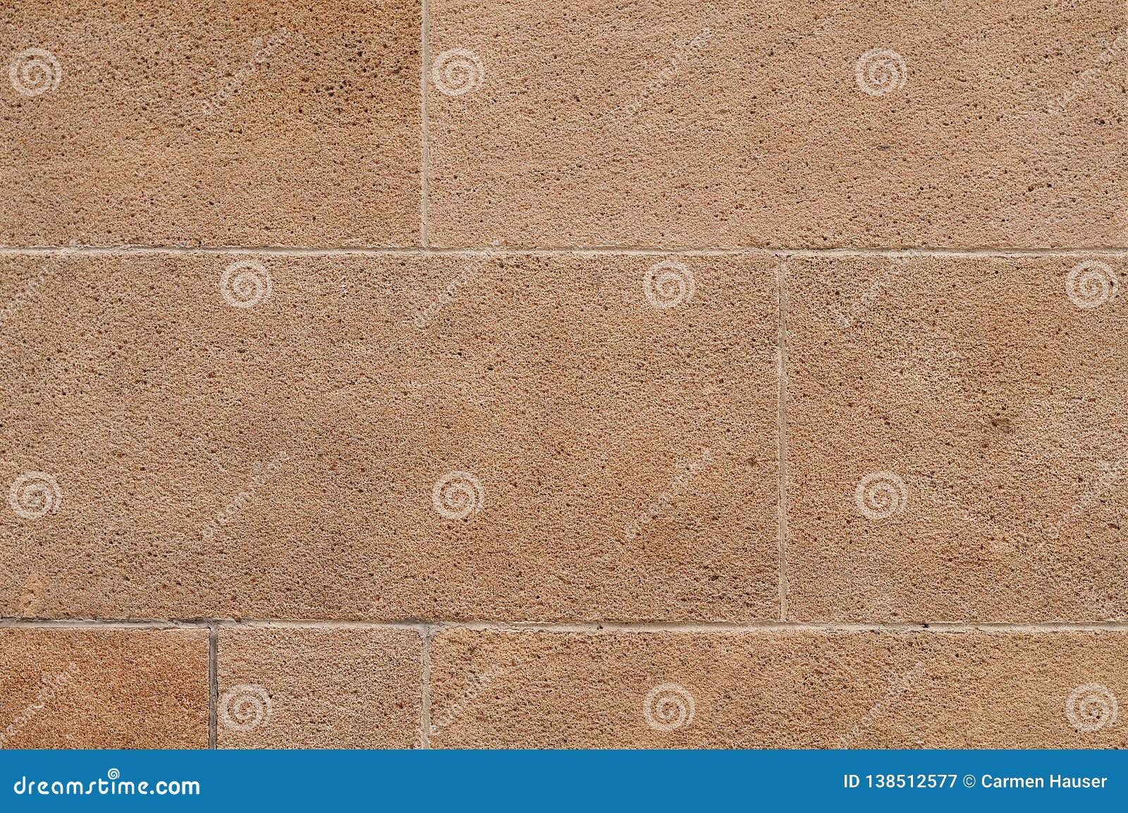 Building Facade of Sandstone Blocks Stock Image - Image of building ...