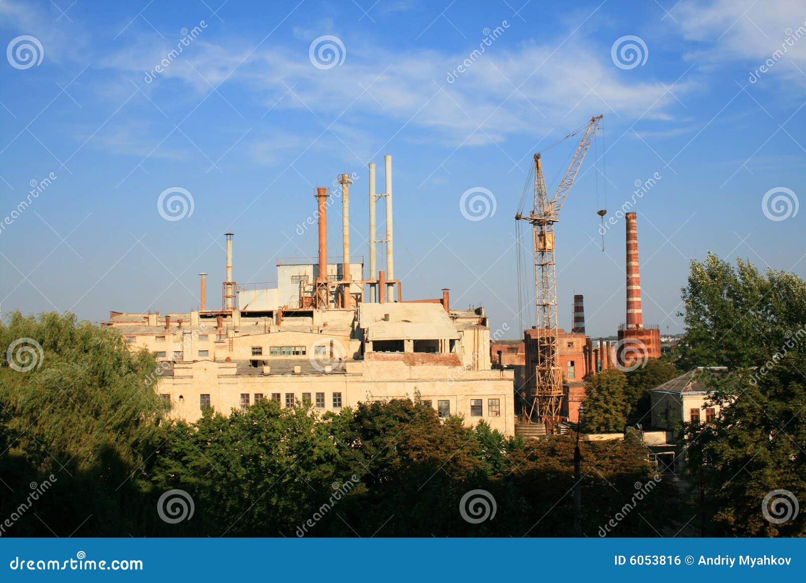 Building a factory stock photo. Image of global, city - 6053816