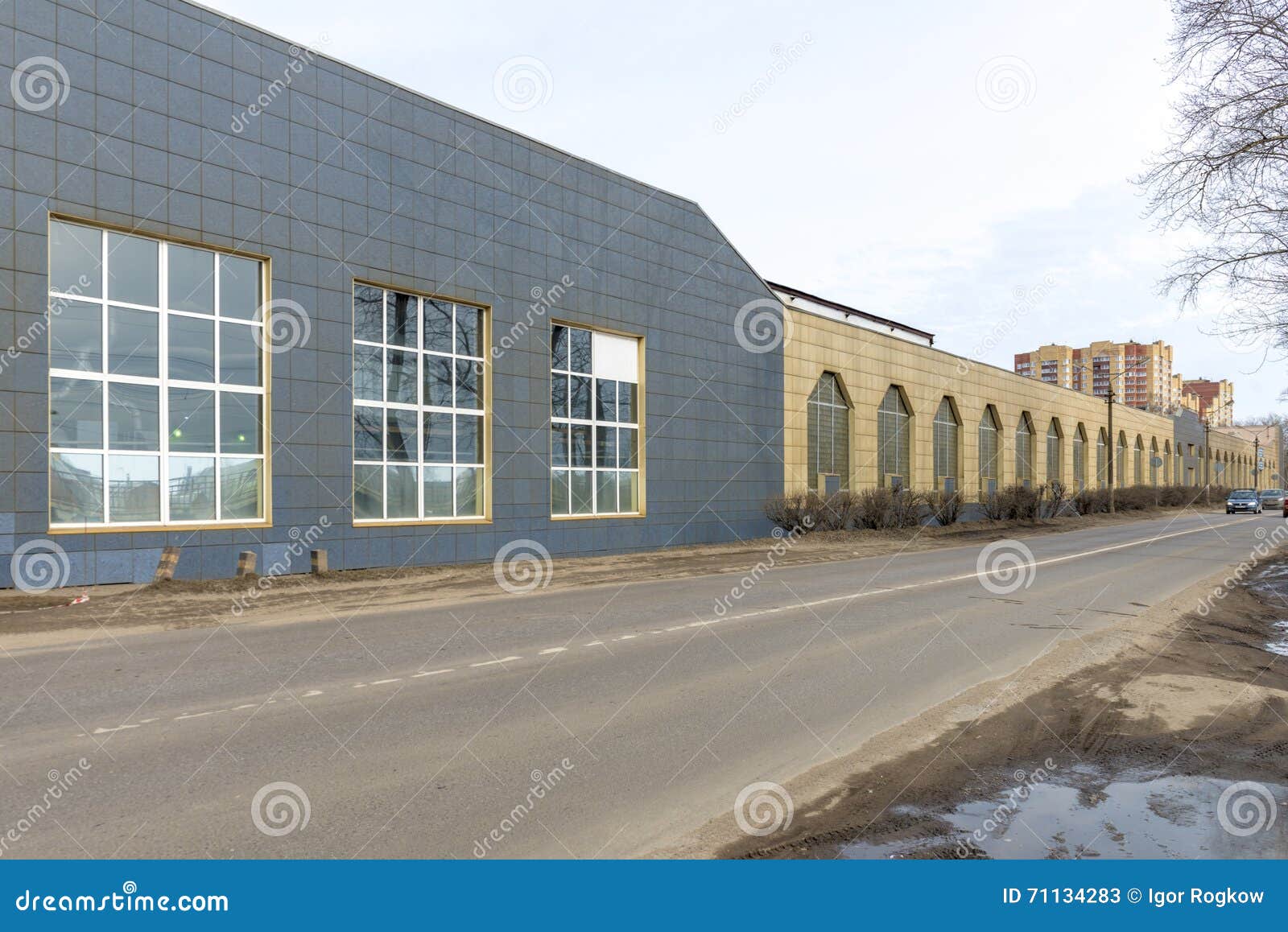The Building of the Factory Floor in Russia Editorial Stock Photo ...