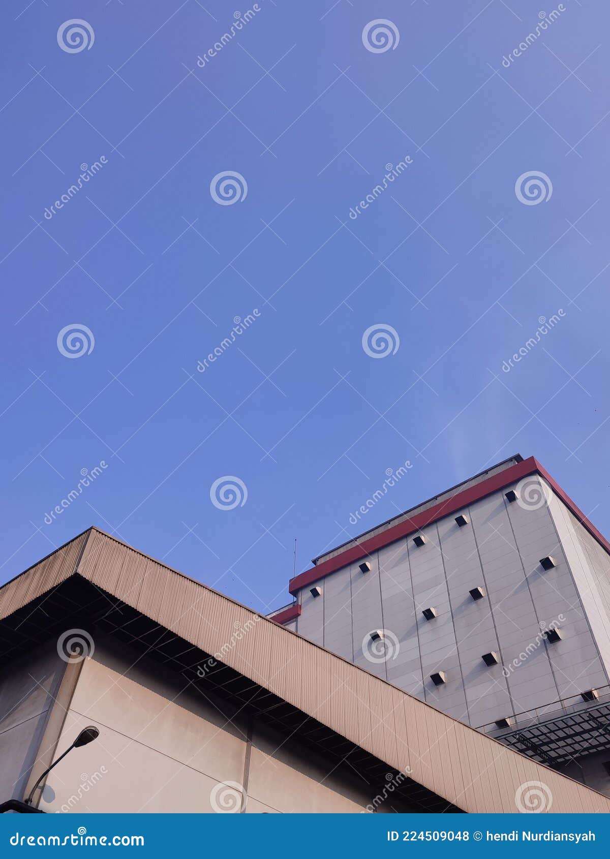 The Ice Factory Under Working With Industry Machine Which Produce Ices ...