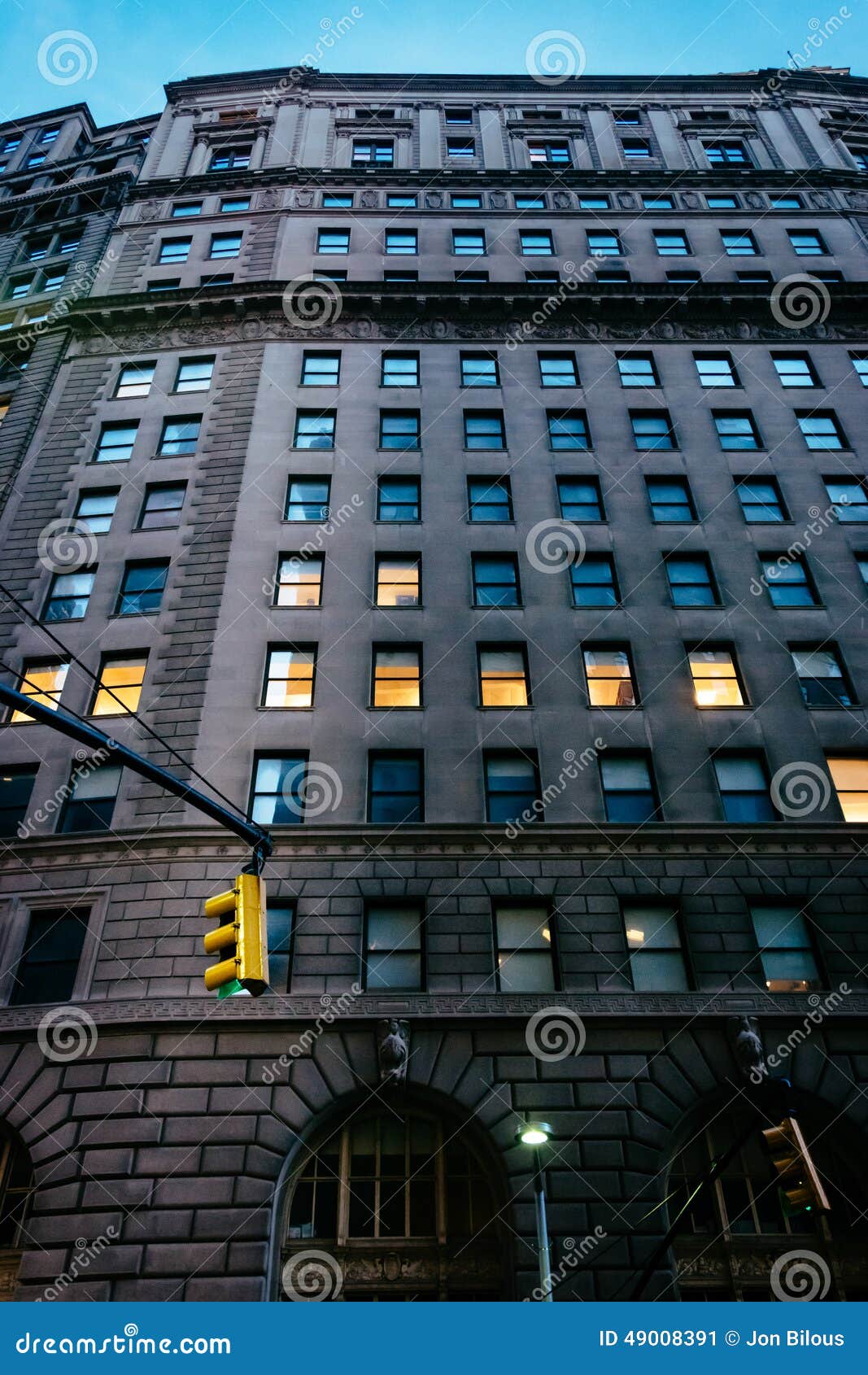Building in the Financial District, Manhattan, New York. Stock Image ...