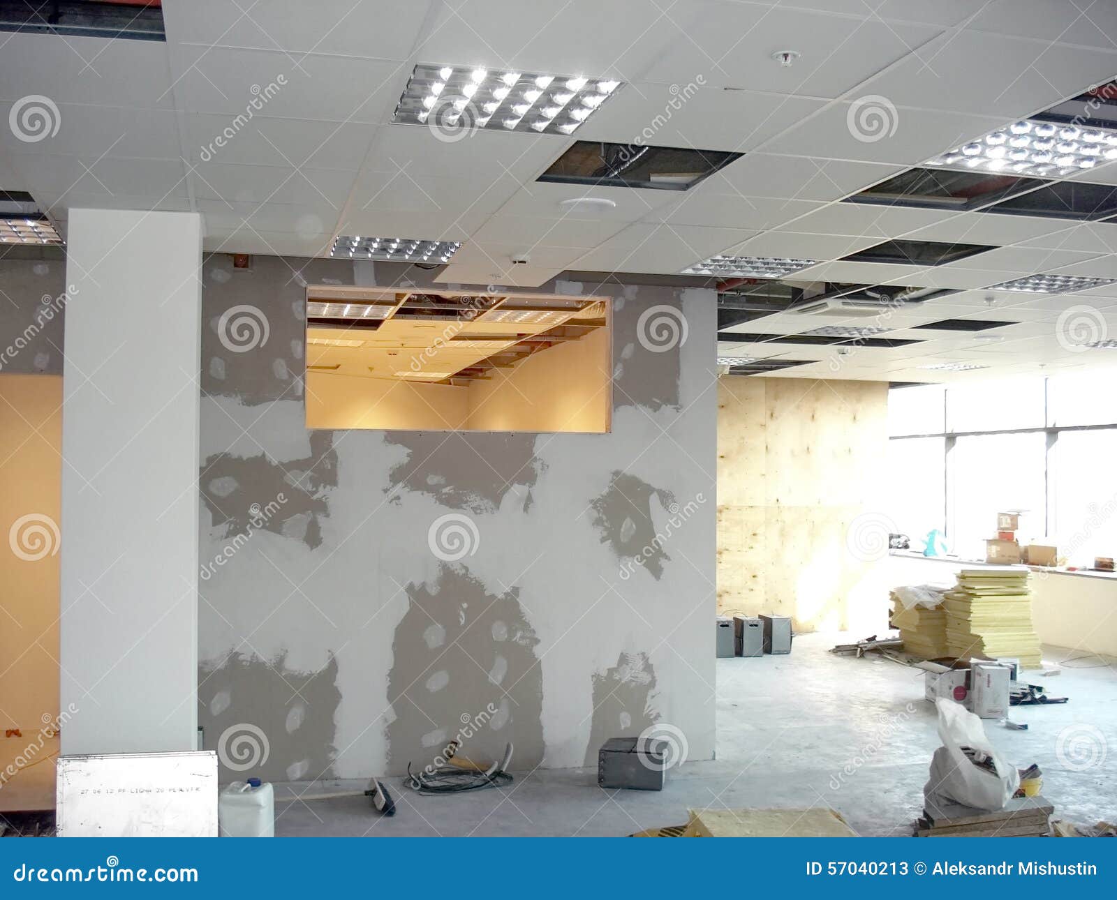 Building Finishing Work stock image. Image of operation - 57040213